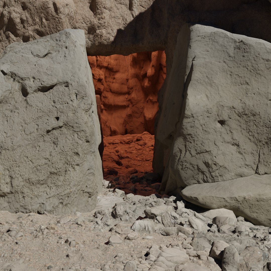 Very Realistic Cave Entrance 3D model - TurboSquid 2028635