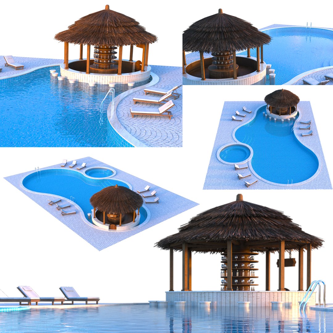 3D Swimming Pool Model - TurboSquid 1284074
