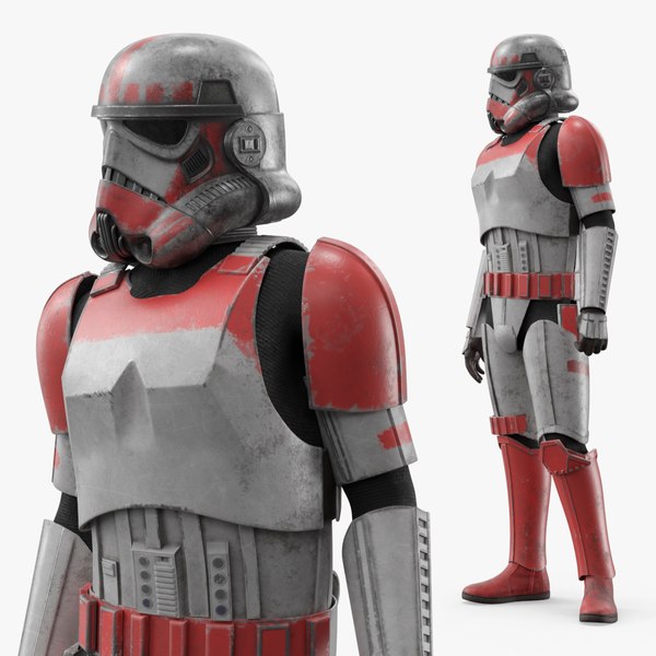 modelo 3d Armadura usada de Shock Trooper de Star Wars preparada para ...