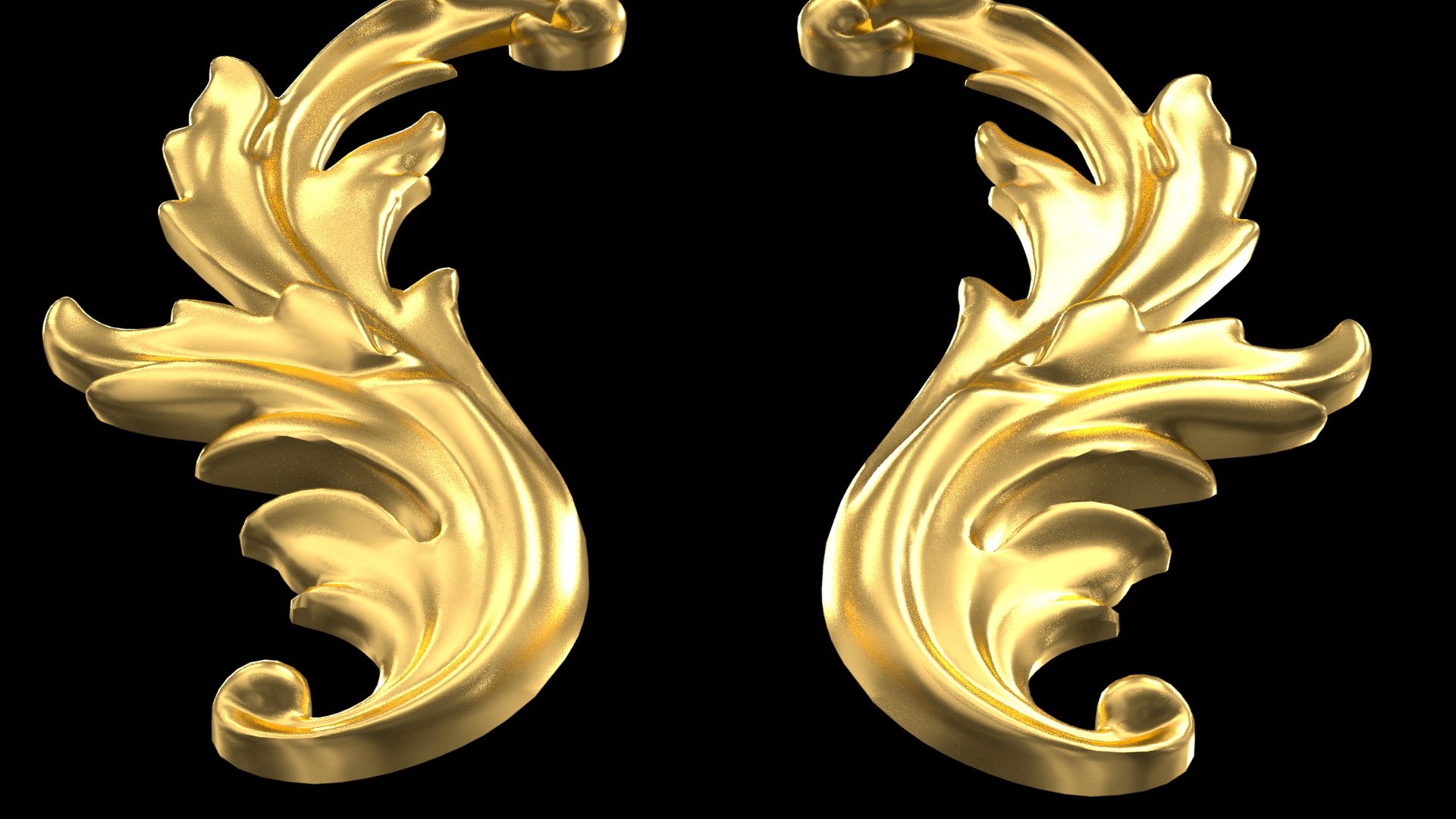 Plaster Decorative Bow DS332 Model - TurboSquid 2385175