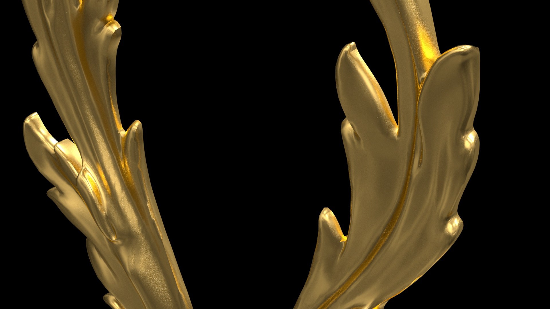 Plaster Decorative Bow DS332 Model - TurboSquid 2385175