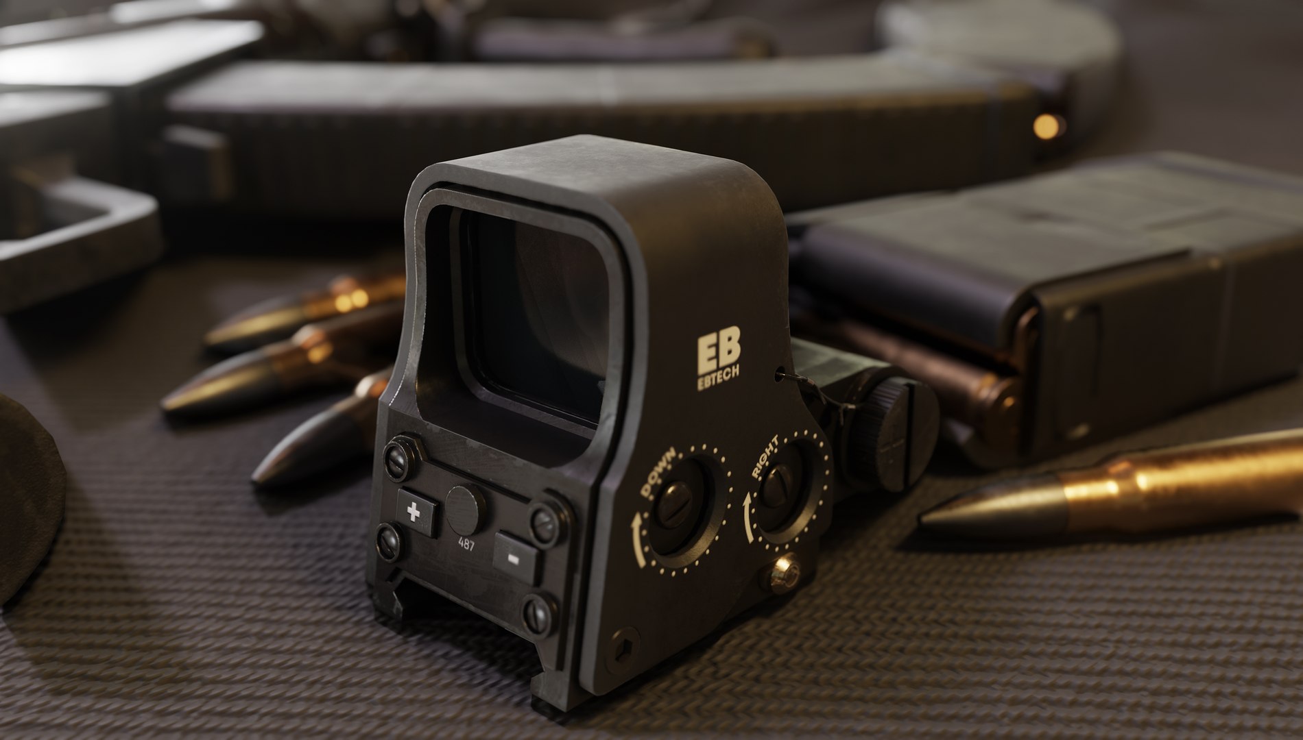 3D PTK-18 Rifle - TurboSquid 1882524