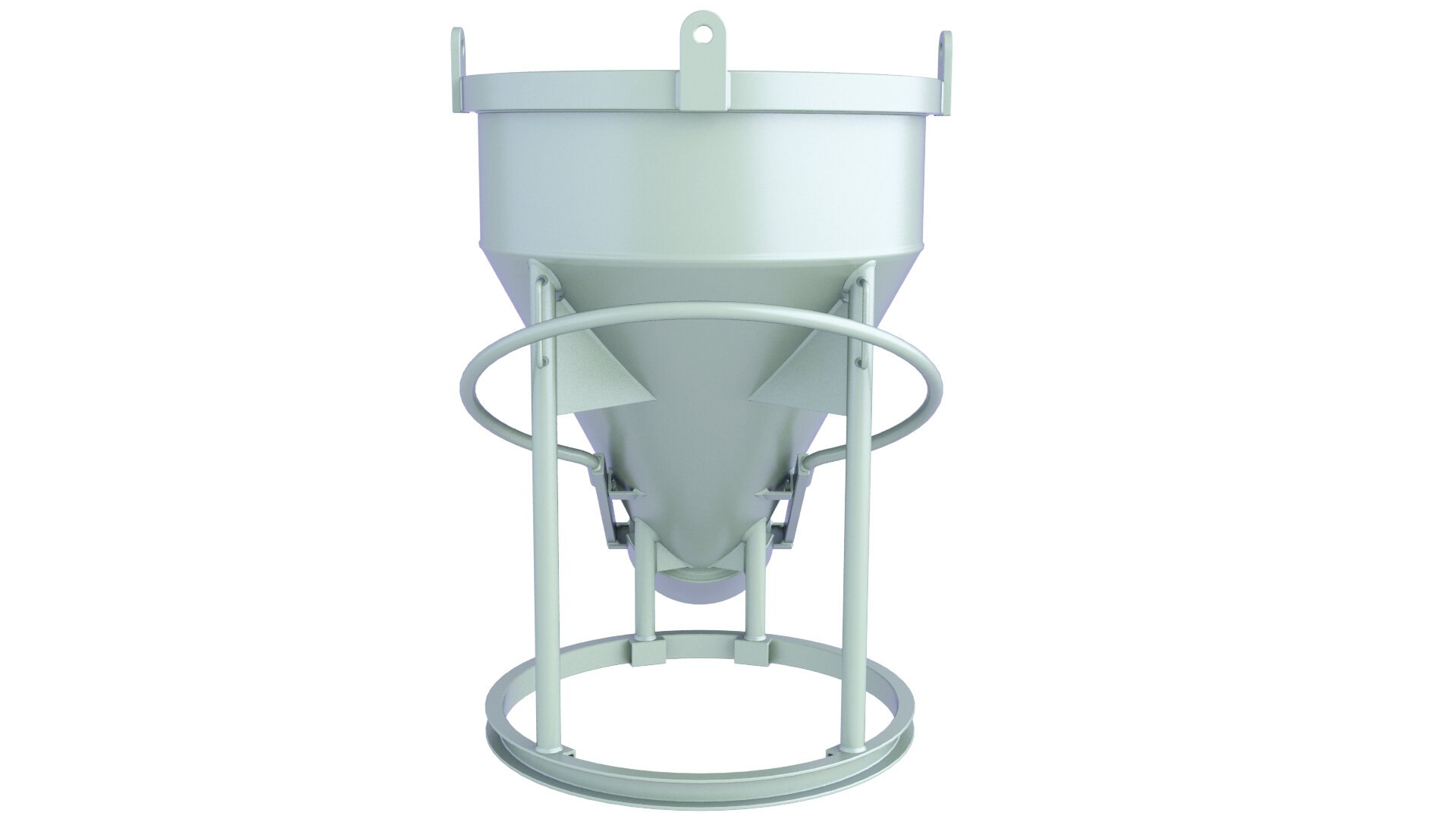 3D Industrial Concrete Container Hopper Bucket 3 - TurboSquid 1992887