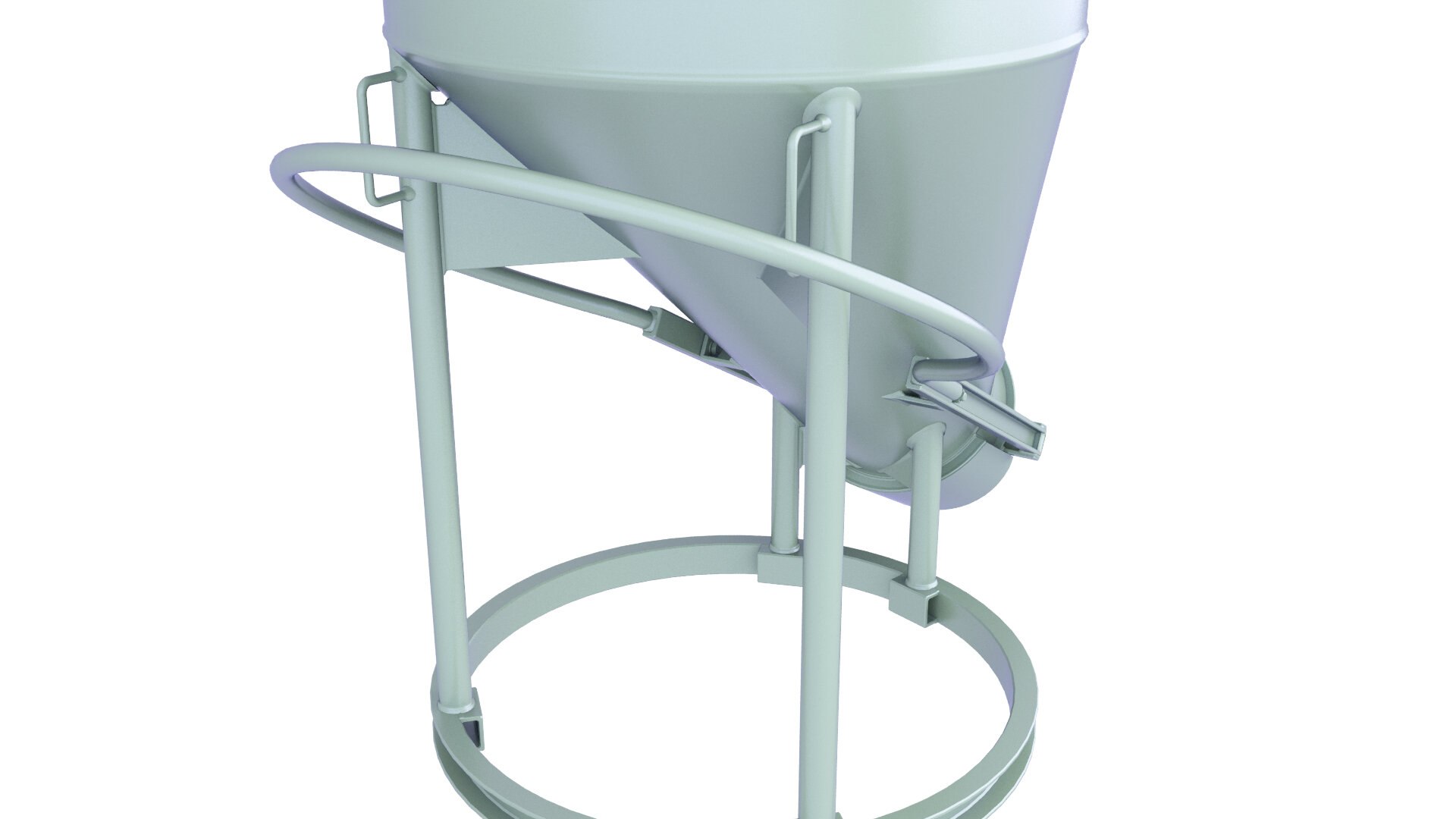 3D Industrial Concrete Container Hopper Bucket 3 - TurboSquid 1992887