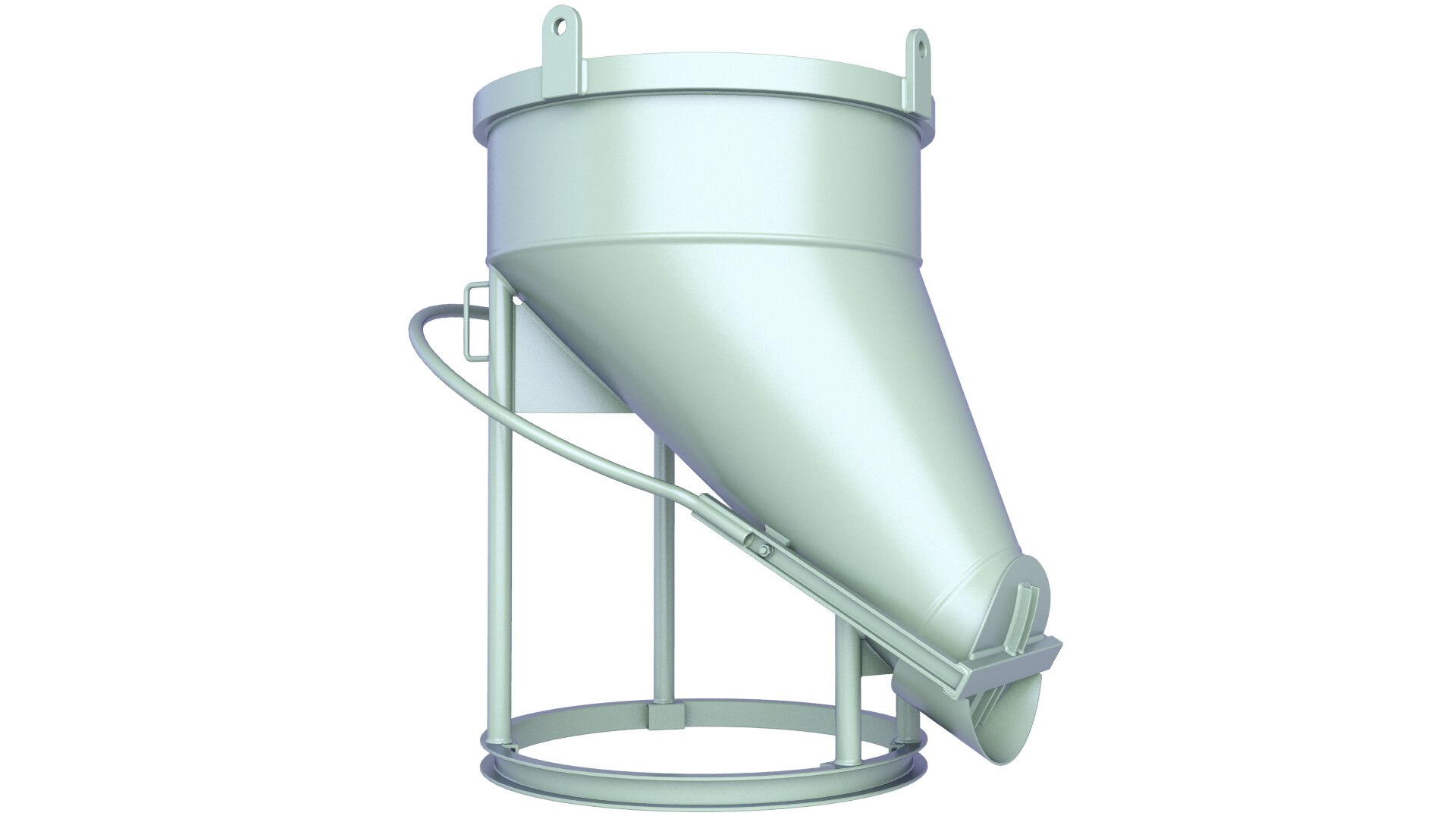 3D Industrial Concrete Container Hopper Bucket 3 - TurboSquid 1992887