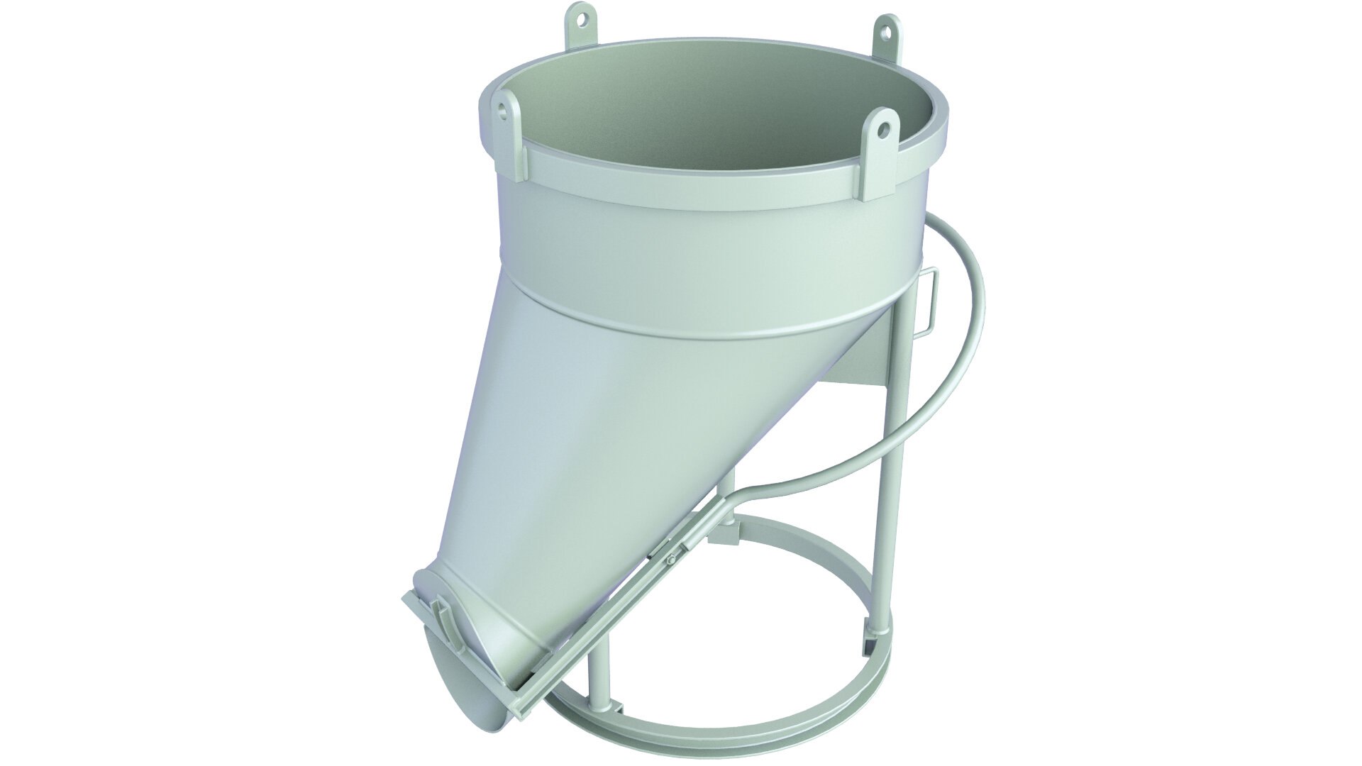 3D Industrial Concrete Container Hopper Bucket 3 - TurboSquid 1992887