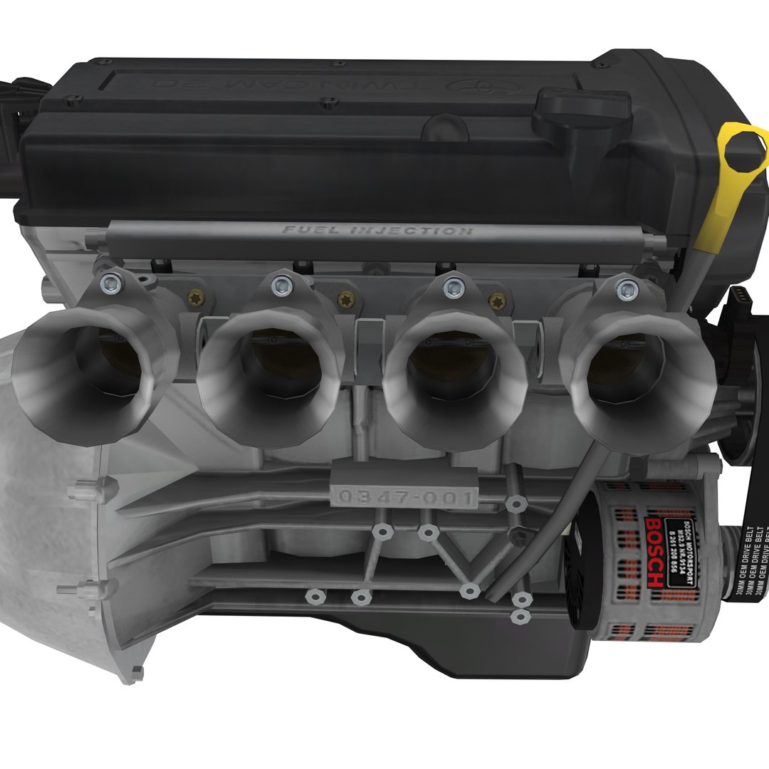 3D model parts toyota 4a-ge blacktop - TurboSquid 1361329
