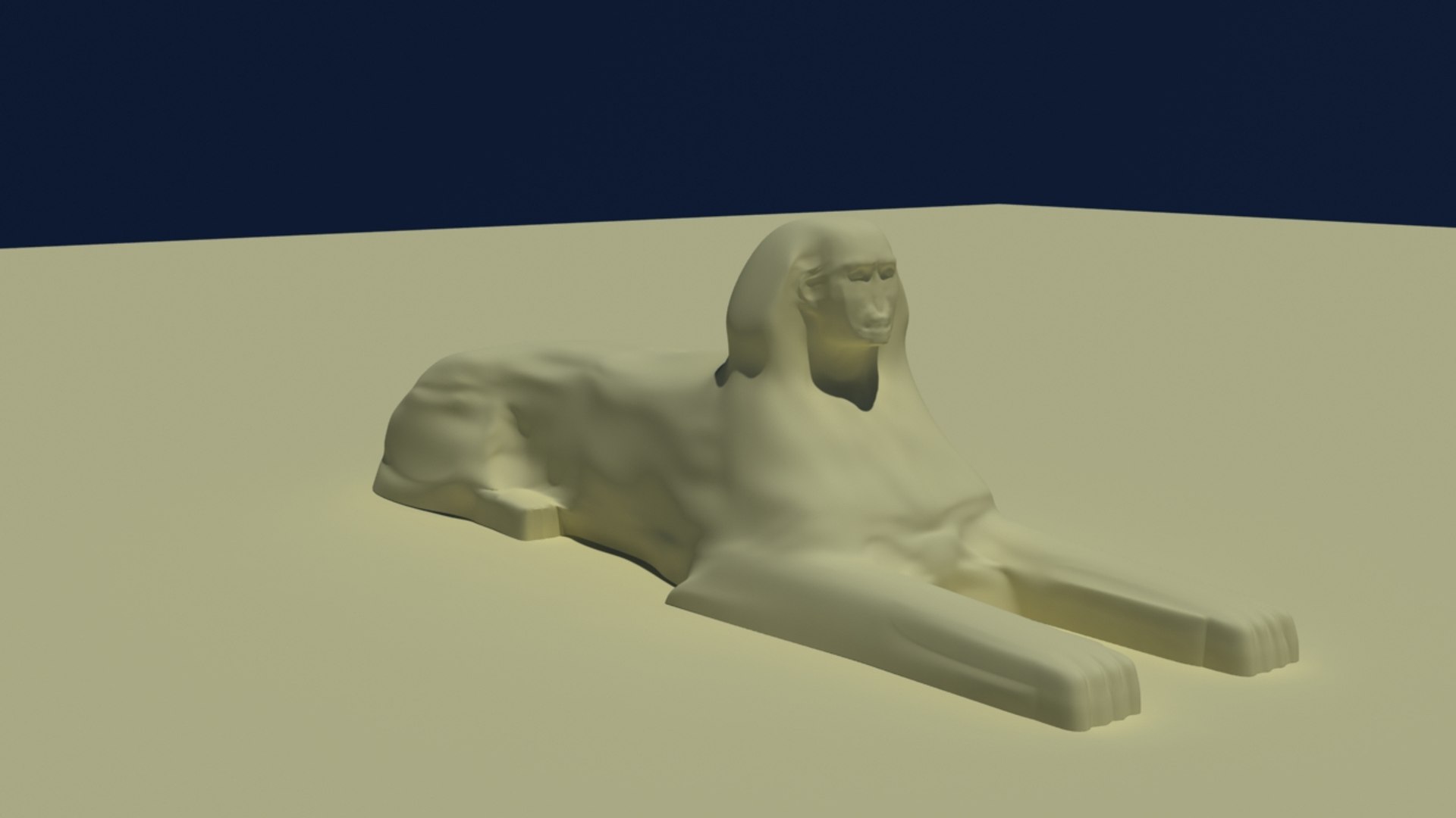 3d great sphinx