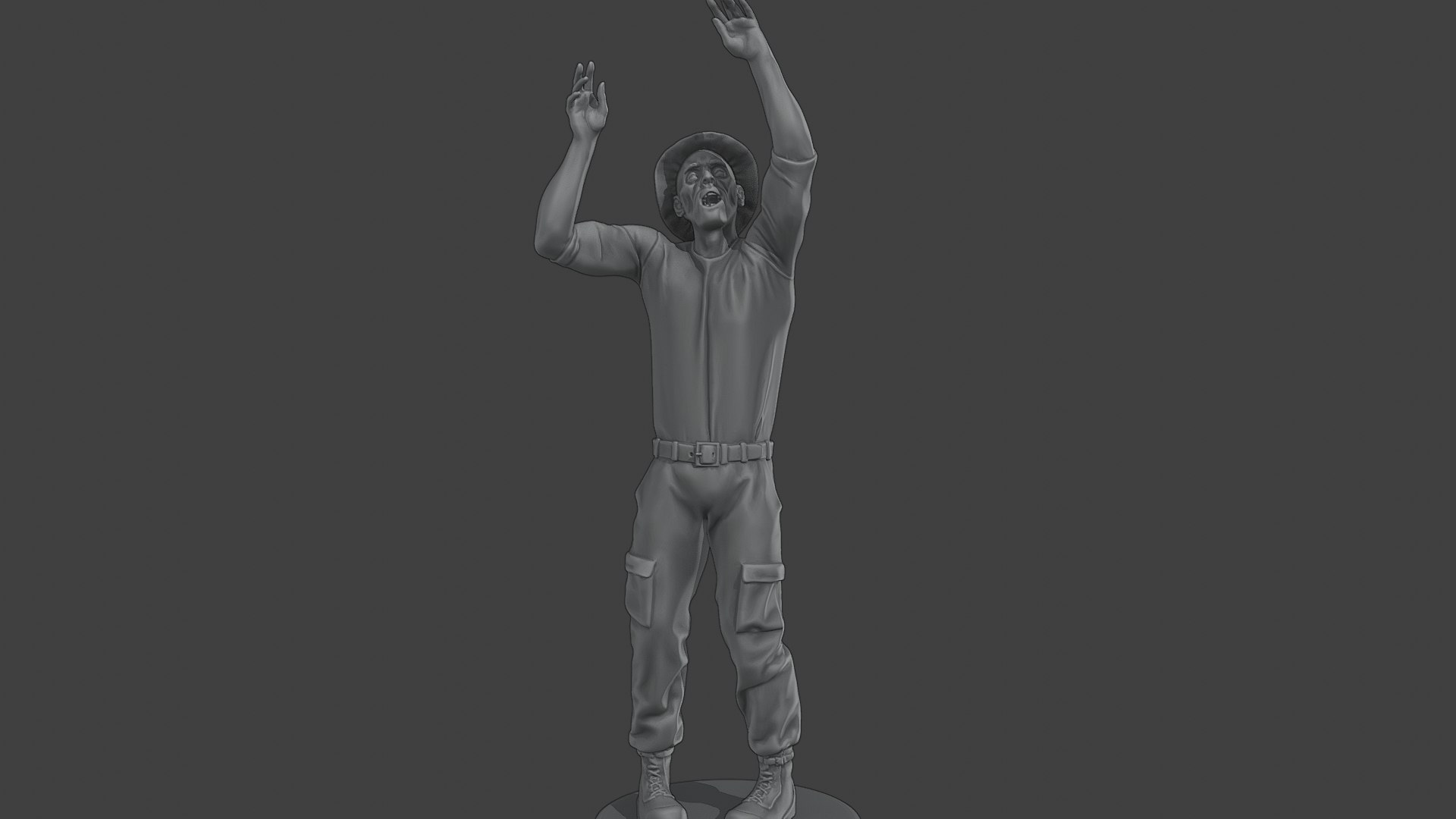 Casual Male Zombie CZ4 0002 3D Model - TurboSquid 2019958
