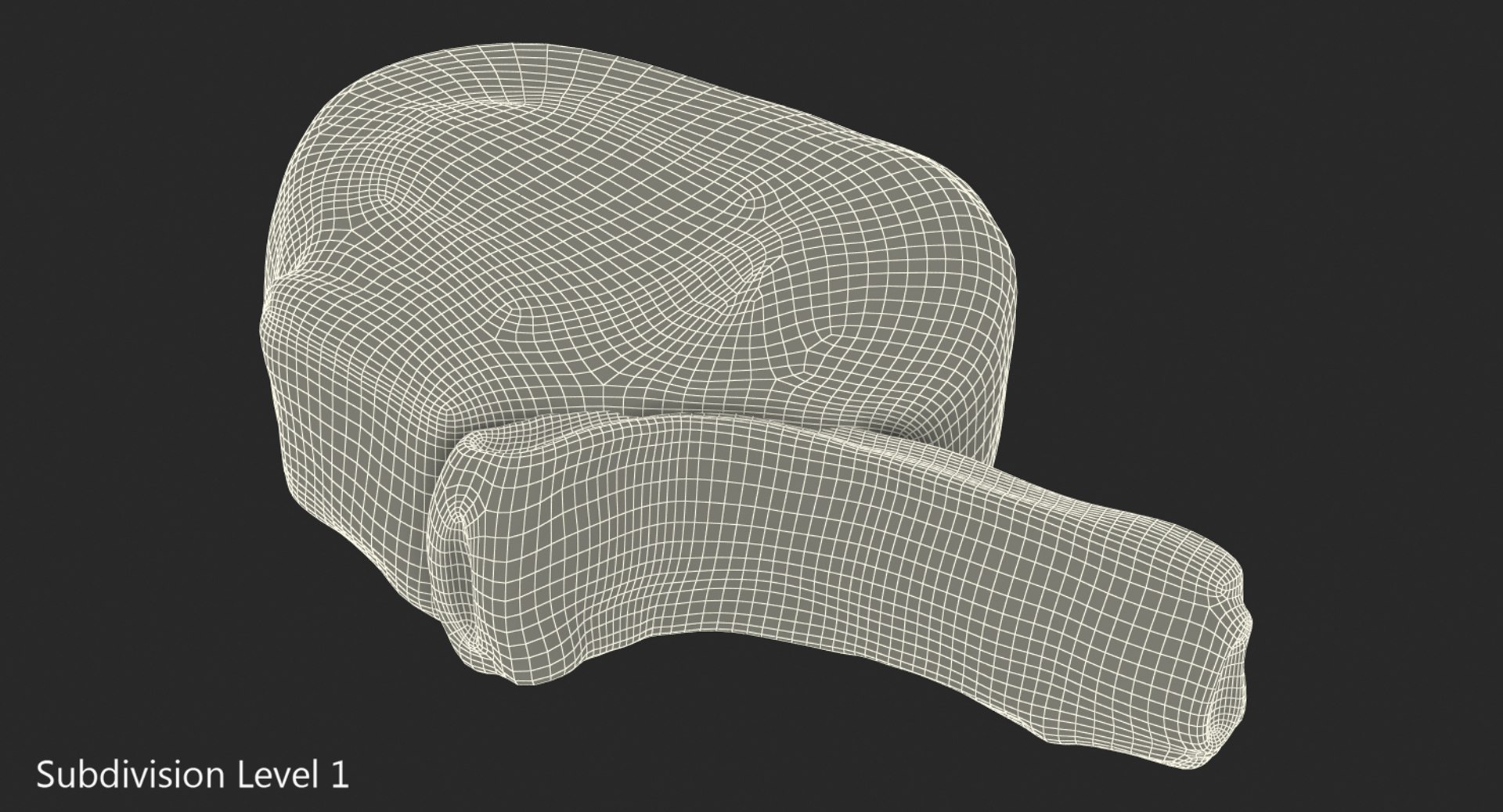 3D Beef Ribeye Steak Bone - TurboSquid 1408775