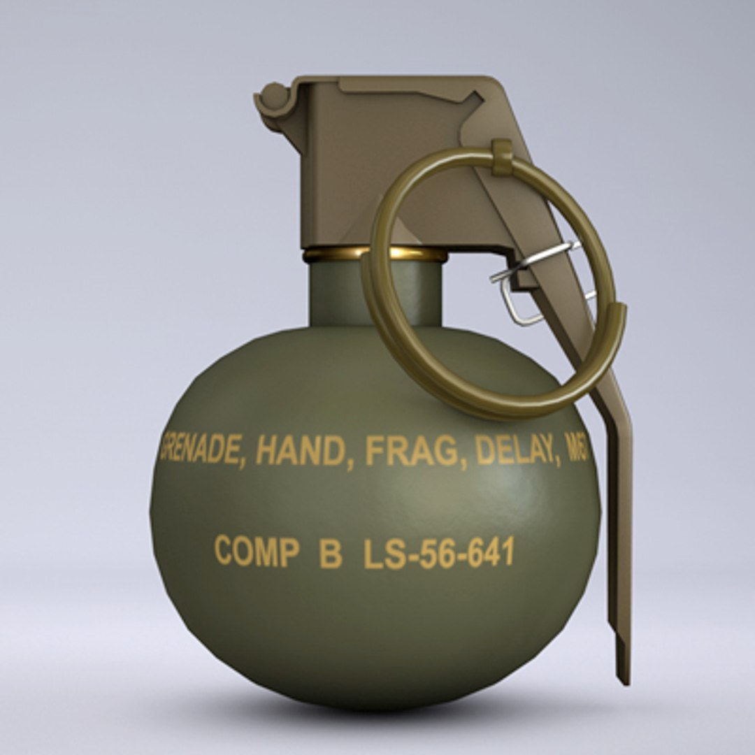 3ds M67 Frag Grenade