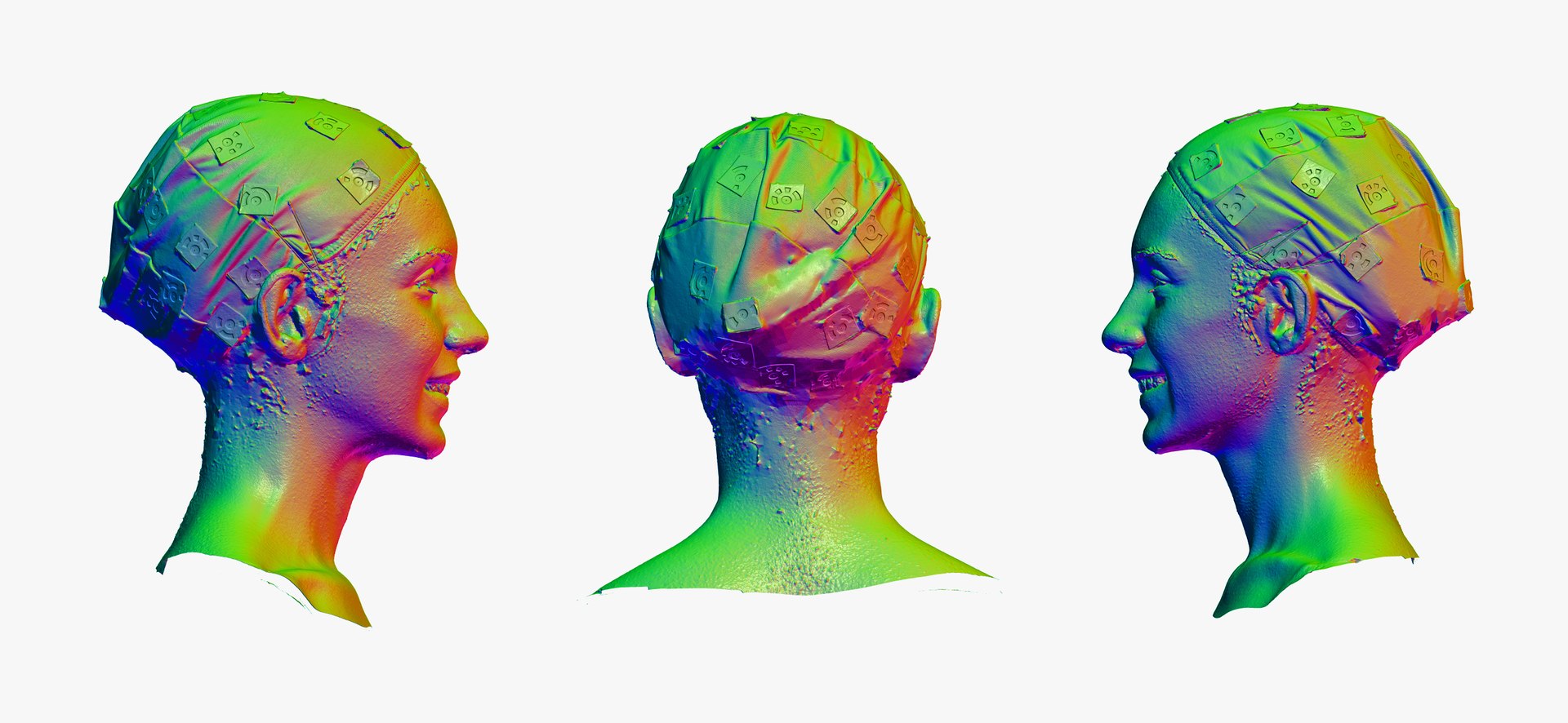 Athena human head smile 3D - TurboSquid 1665935