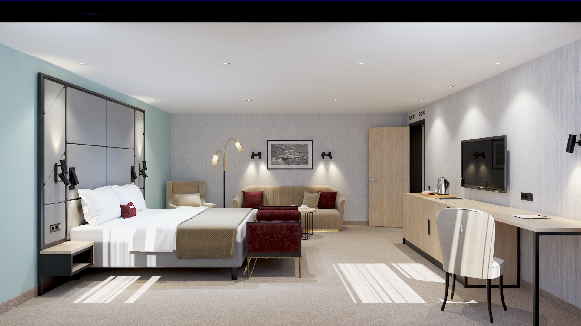 3D Model Hotel Interiors - TurboSquid 1559144