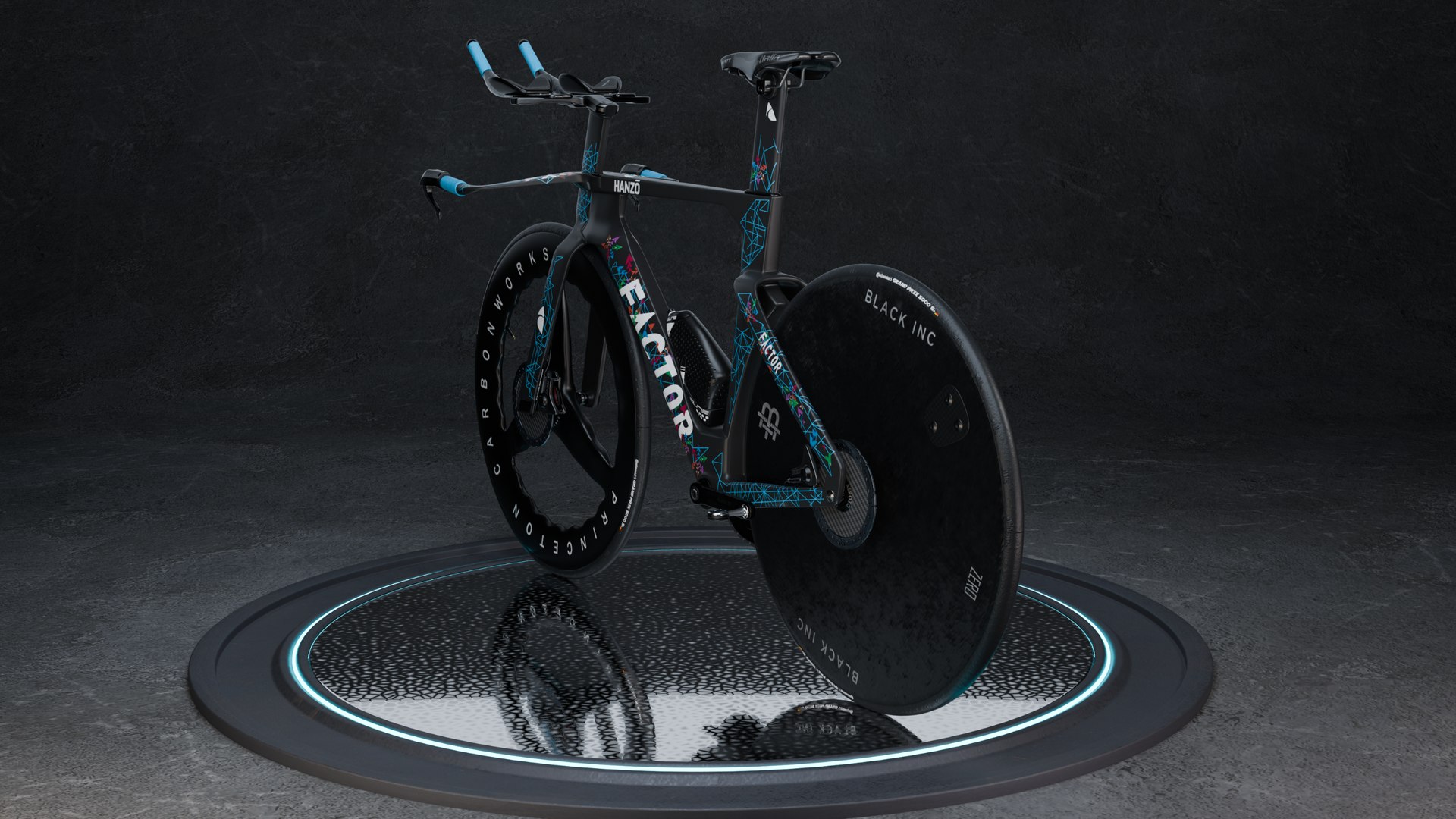 3D Factor Hanzo Time Trial Bike - TurboSquid 2204631