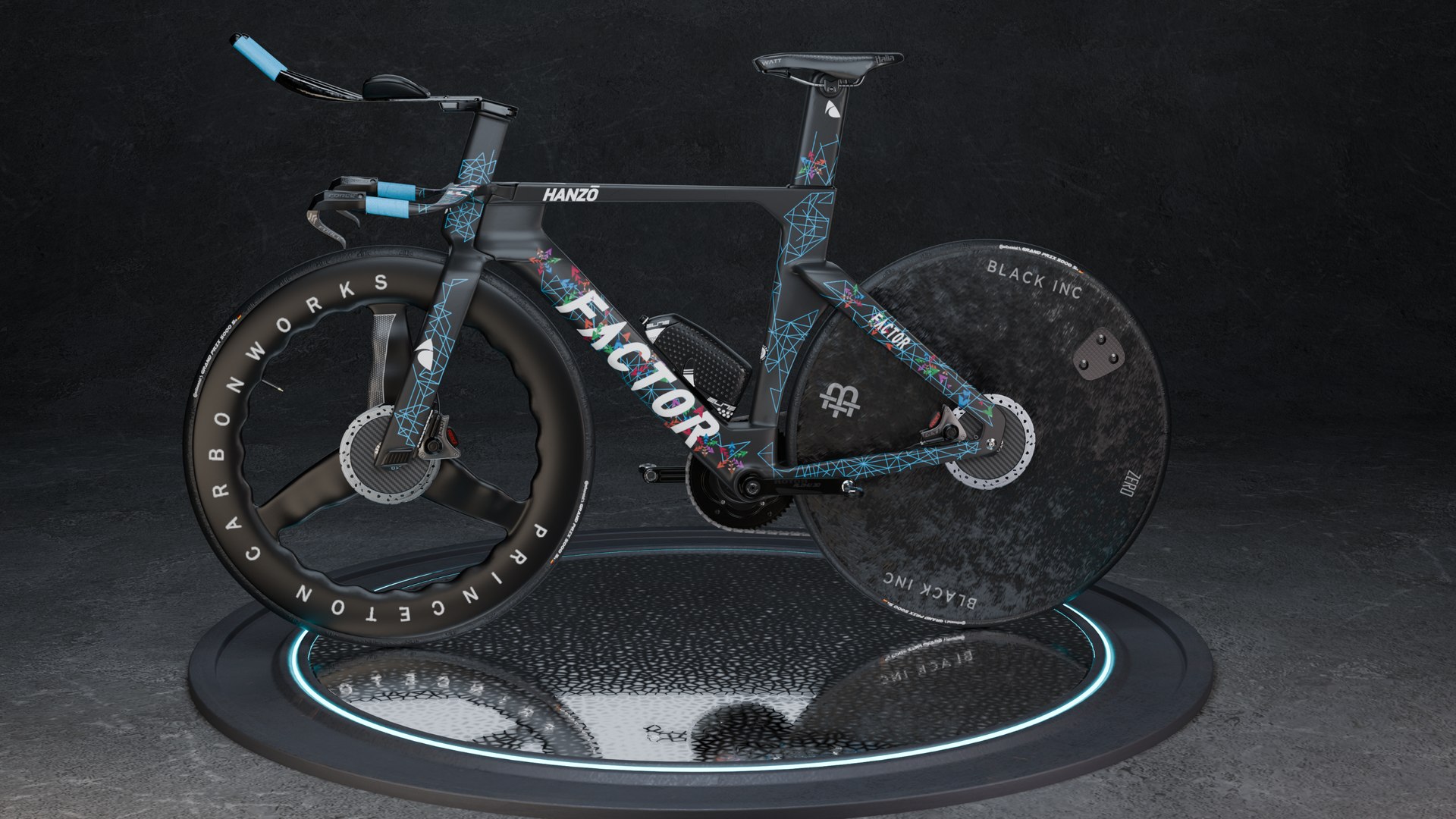 3D Factor Hanzo Time Trial Bike - TurboSquid 2204631