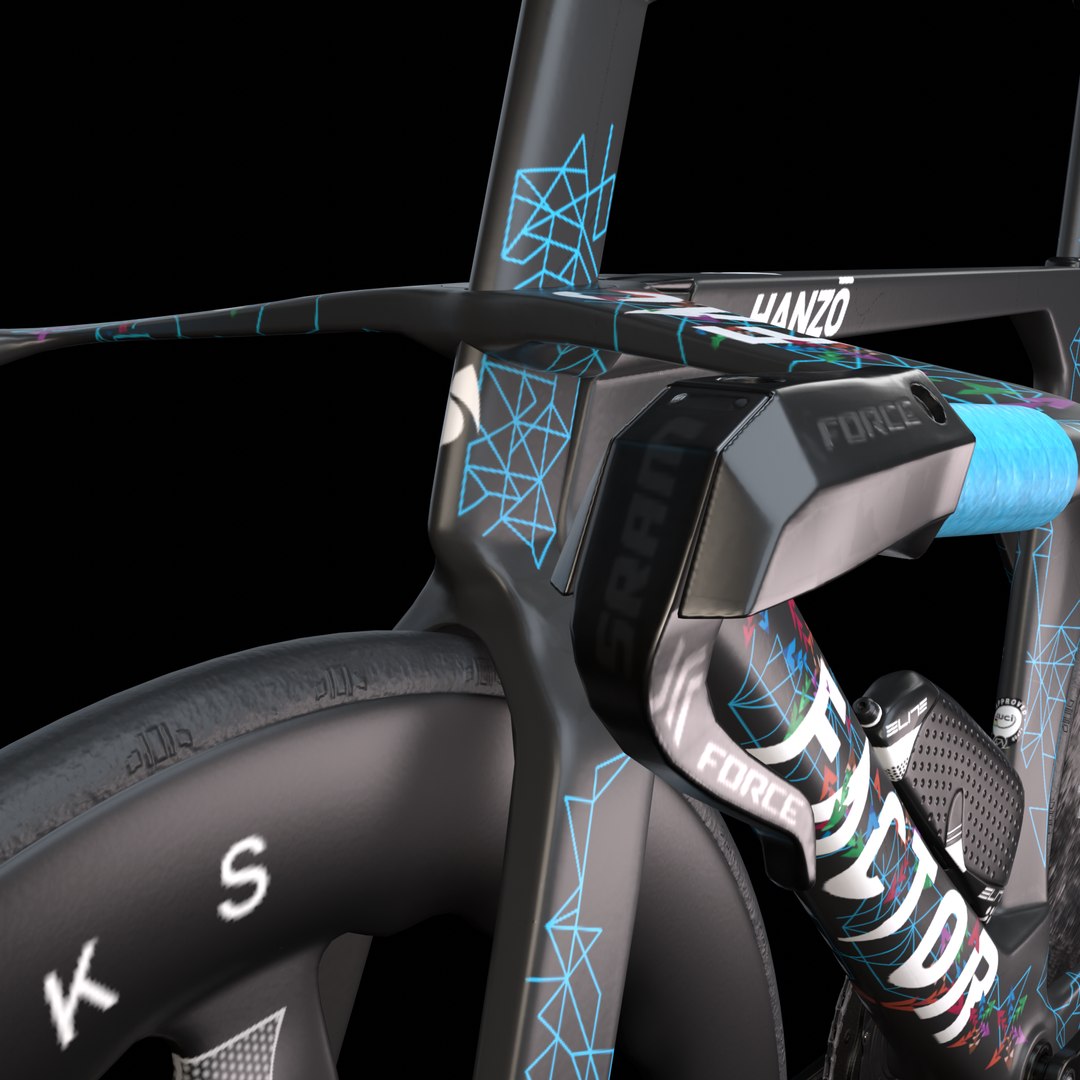3D Factor Hanzo Time Trial Bike - TurboSquid 2204631