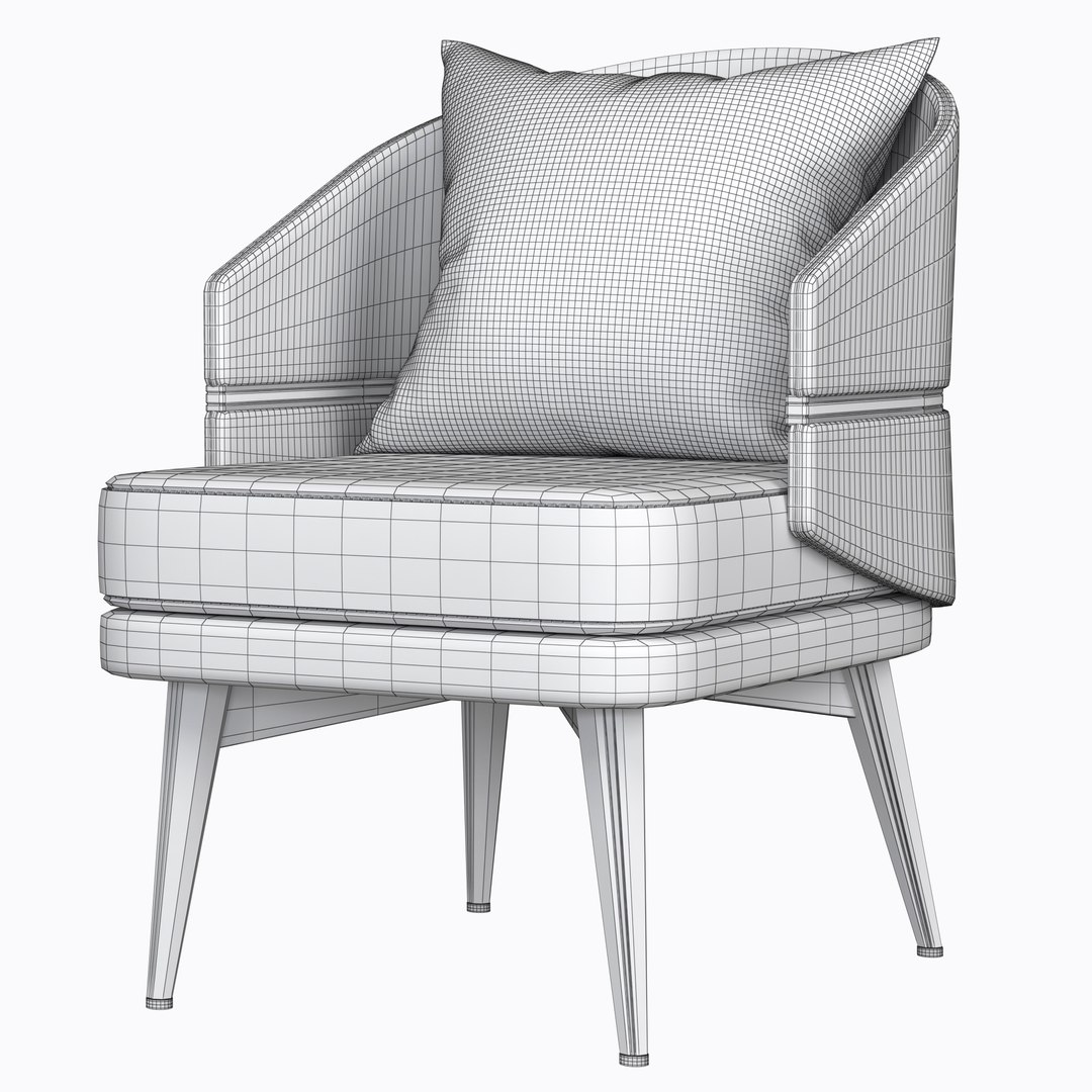 3D Billy Armchair model - TurboSquid 1841716