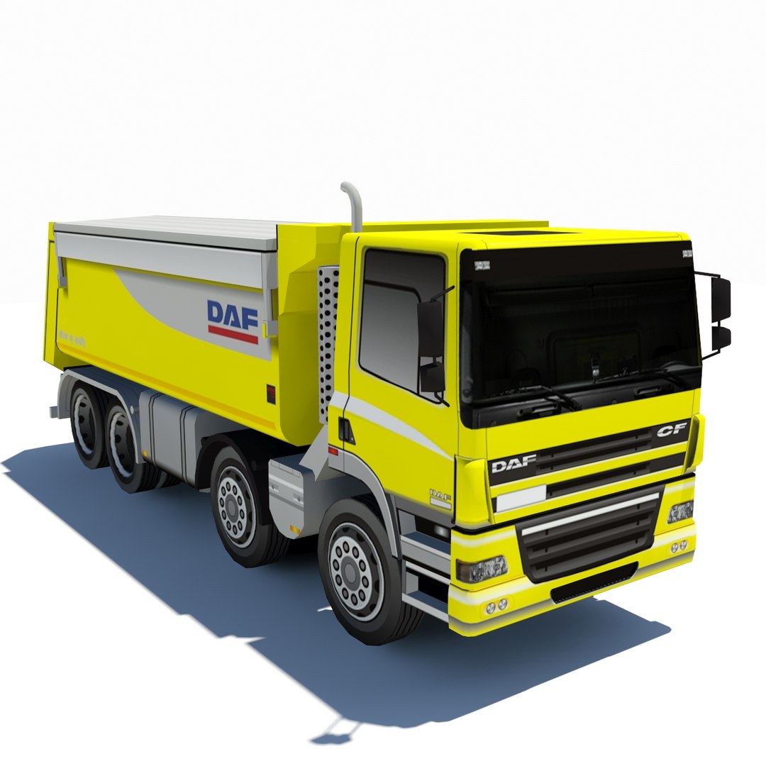 3d Low-poly Daf Cf