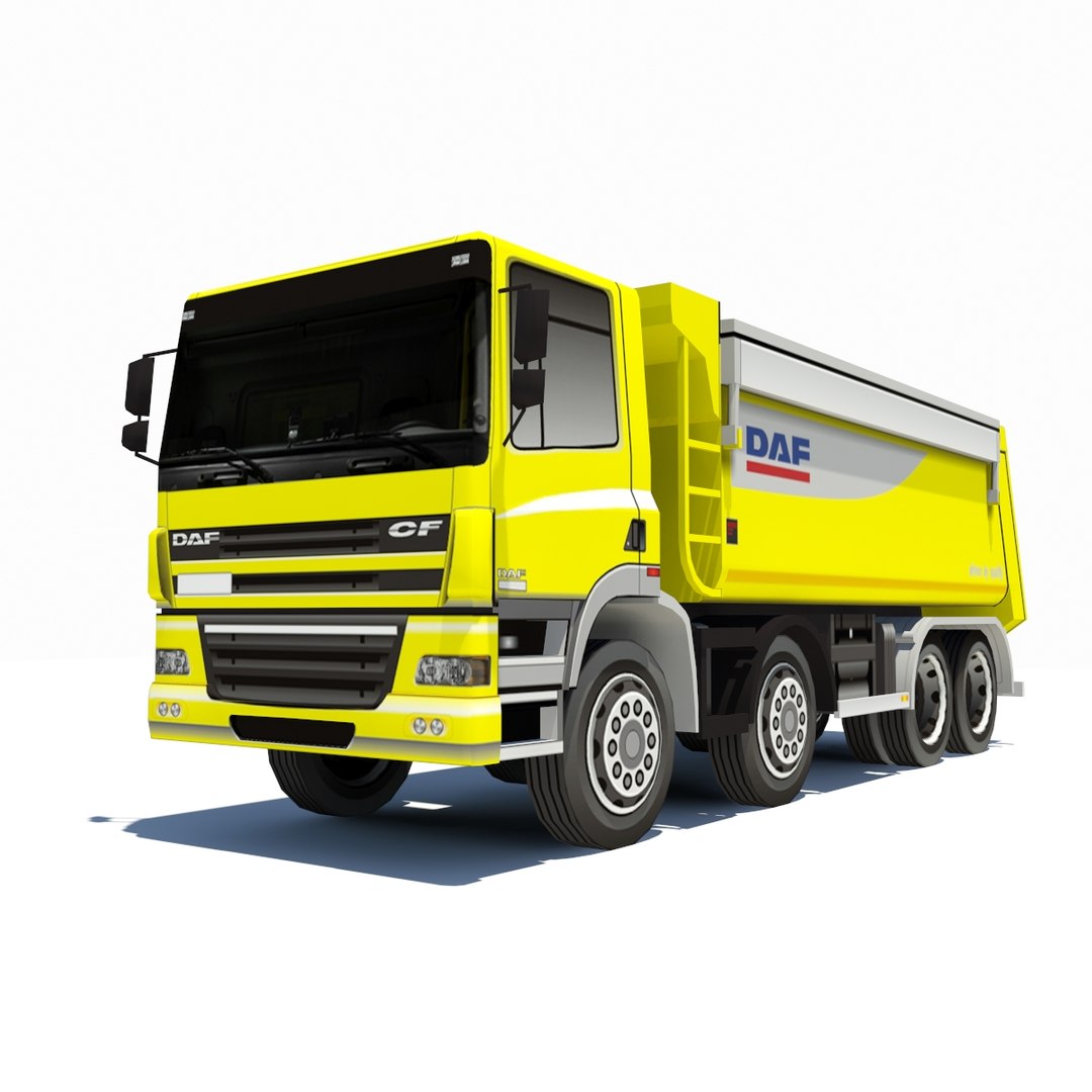 3d low-poly daf cf