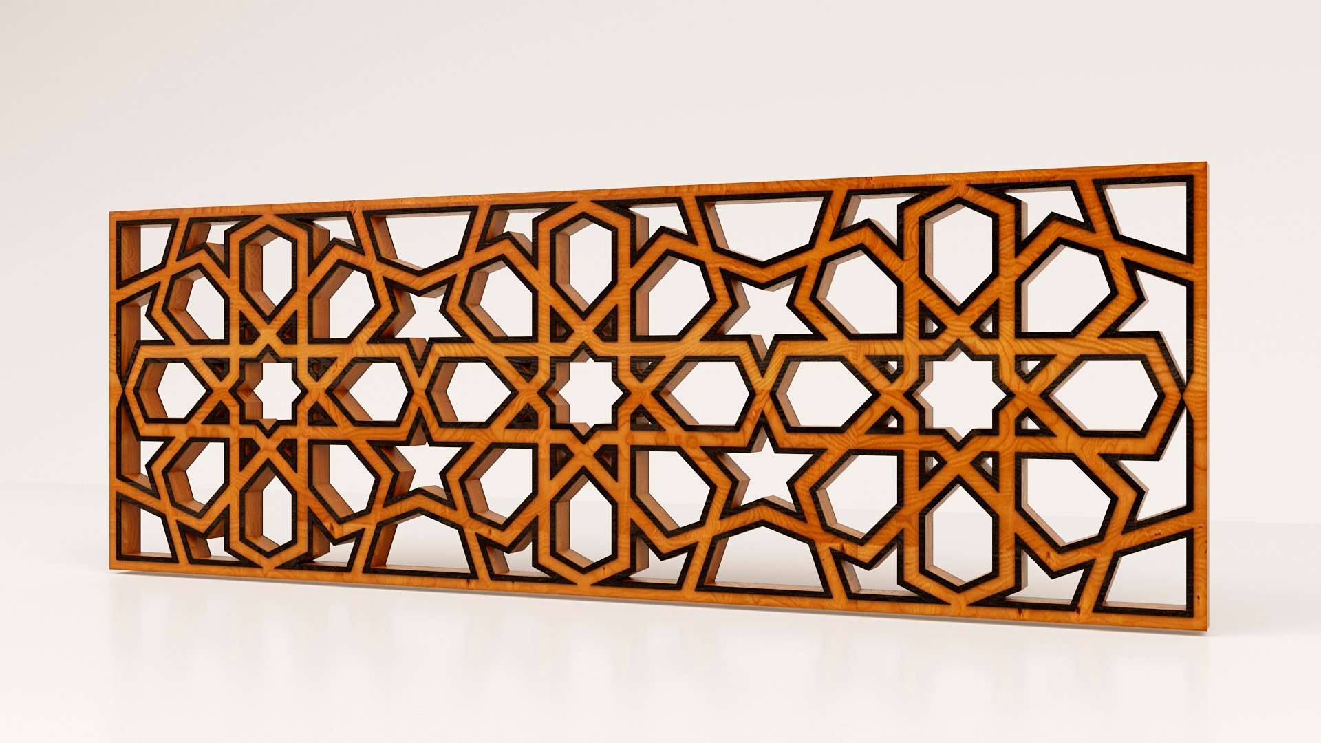 Islamic Geometric Decor Panelling 3D Model - TurboSquid 1756892