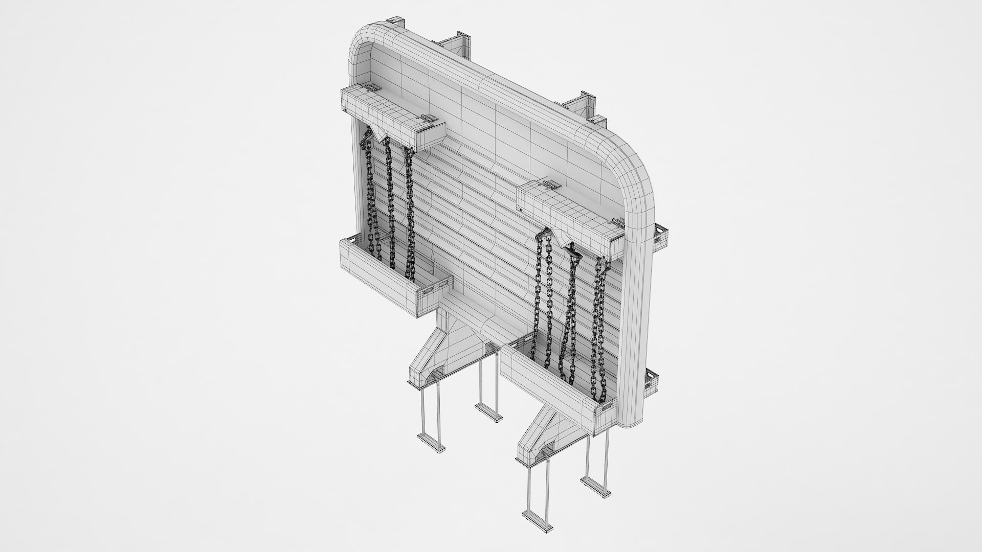 Headache Rack For Semi Truck 01 3D Model - TurboSquid 2185274