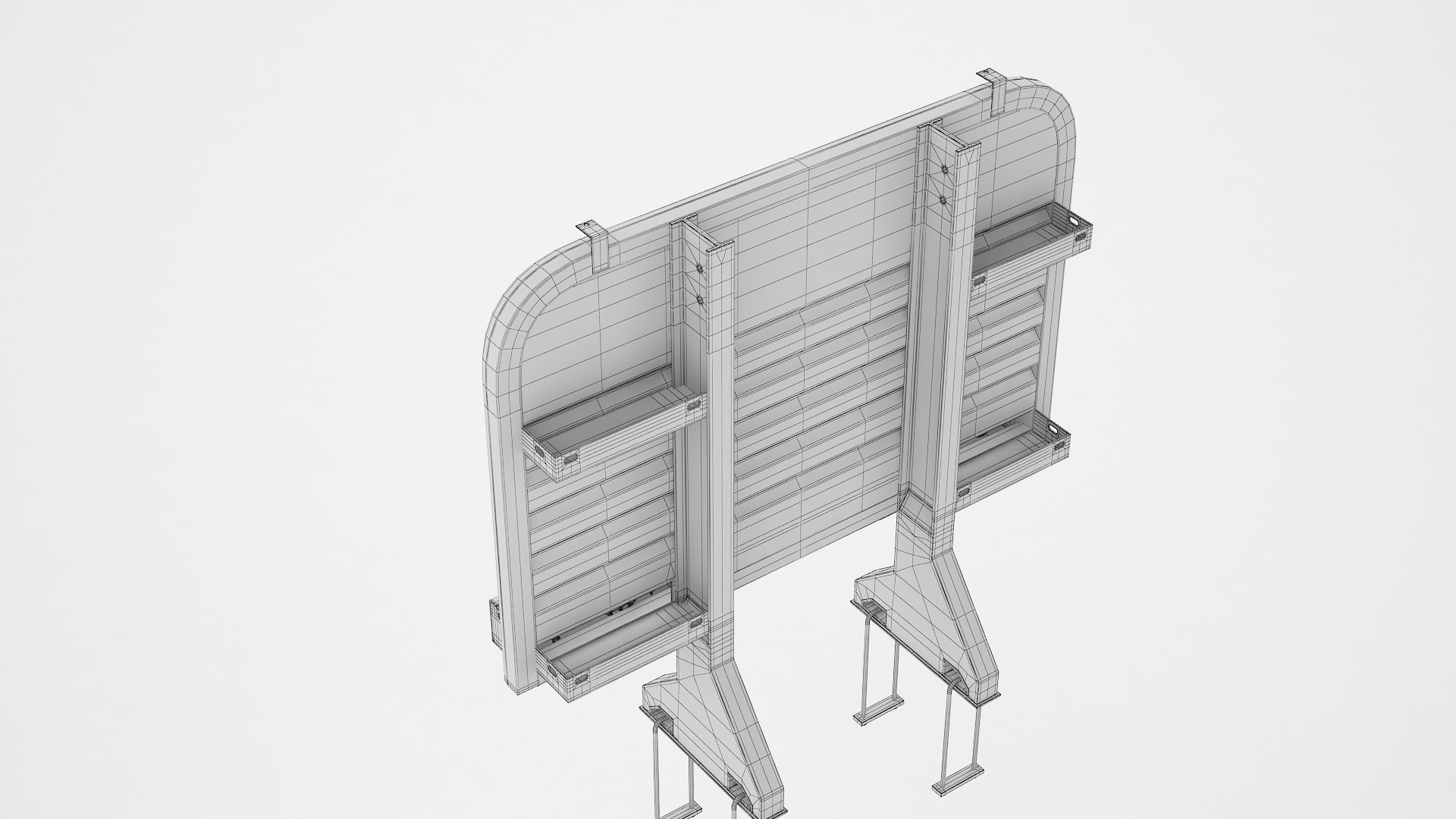 Headache Rack For Semi Truck 01 3D Model - TurboSquid 2185274