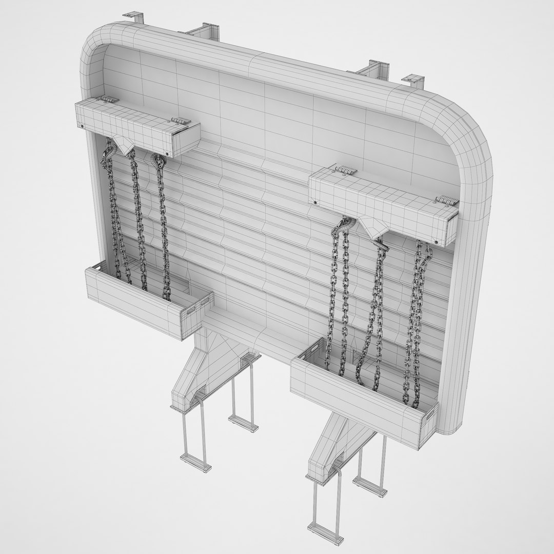 Headache Rack For Semi Truck 01 3D Model - TurboSquid 2185274