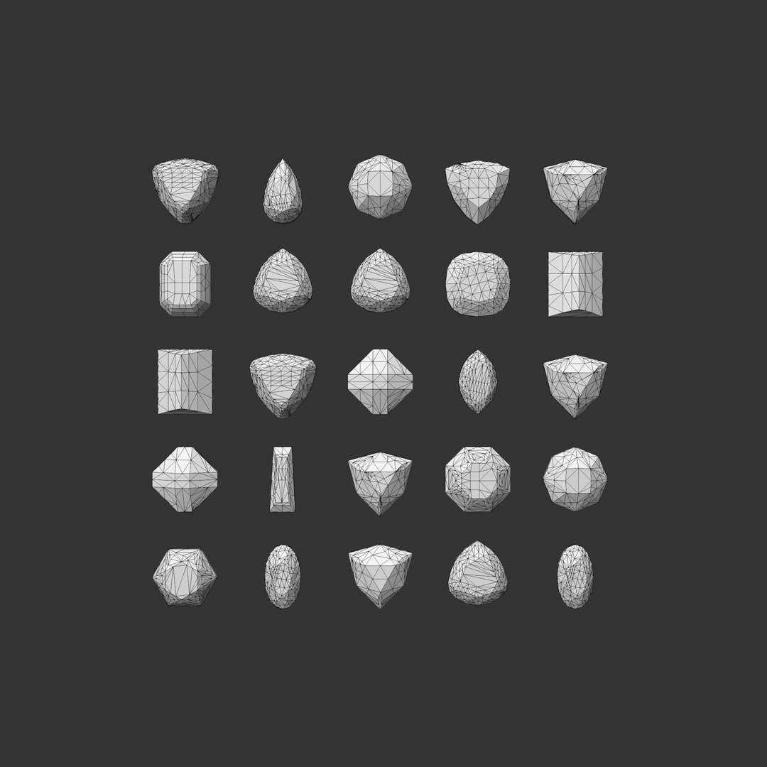 3D model Diamonds models - TurboSquid 2104726