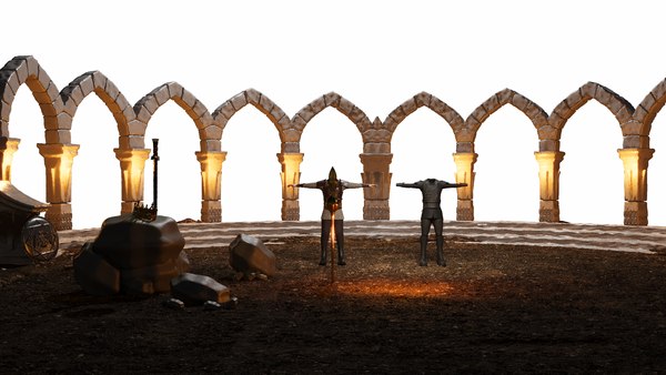 modelo 3d Escena medieval - TurboSquid 2084688