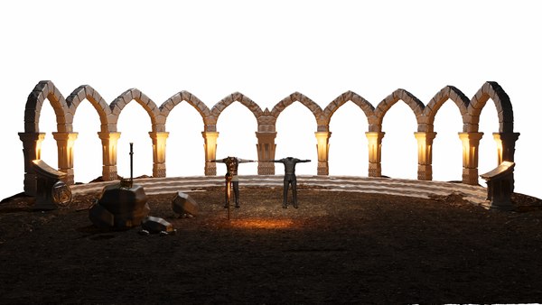 modelo 3d Escena medieval - TurboSquid 2084688