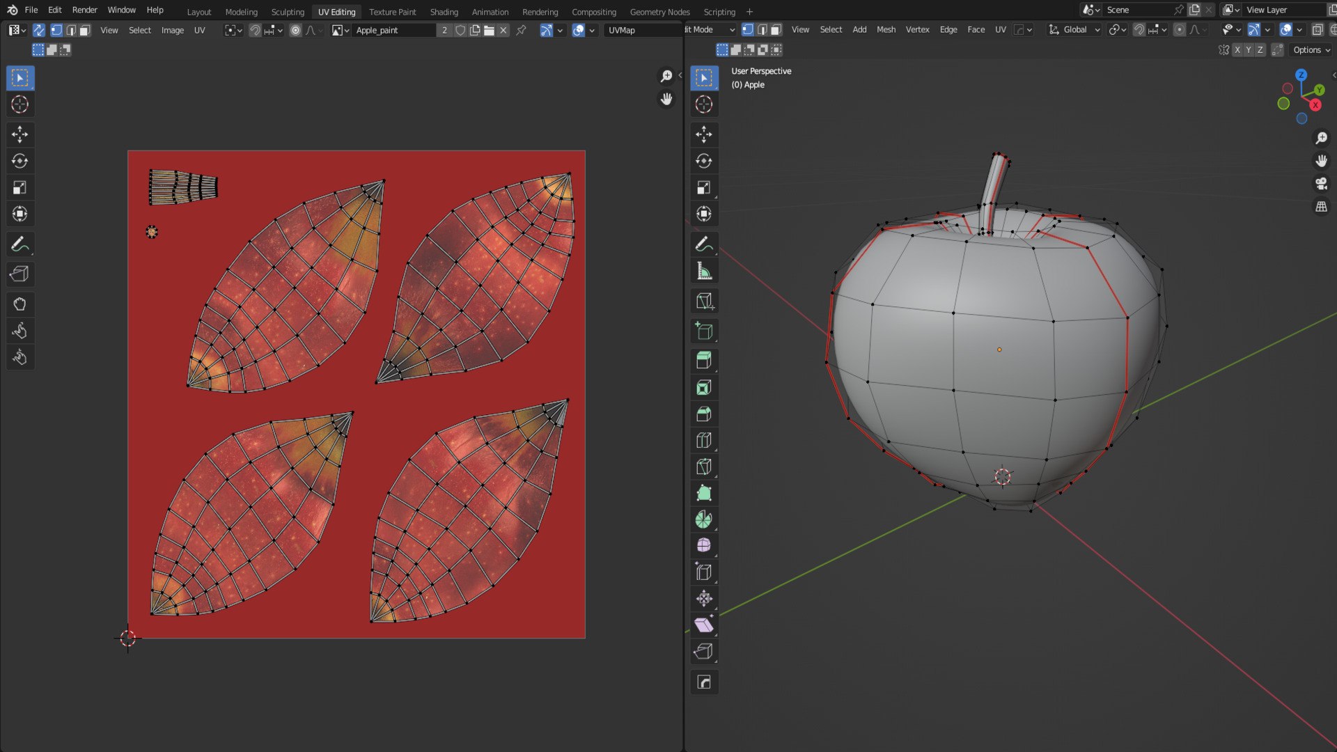 Apple 3D model - TurboSquid 2048343