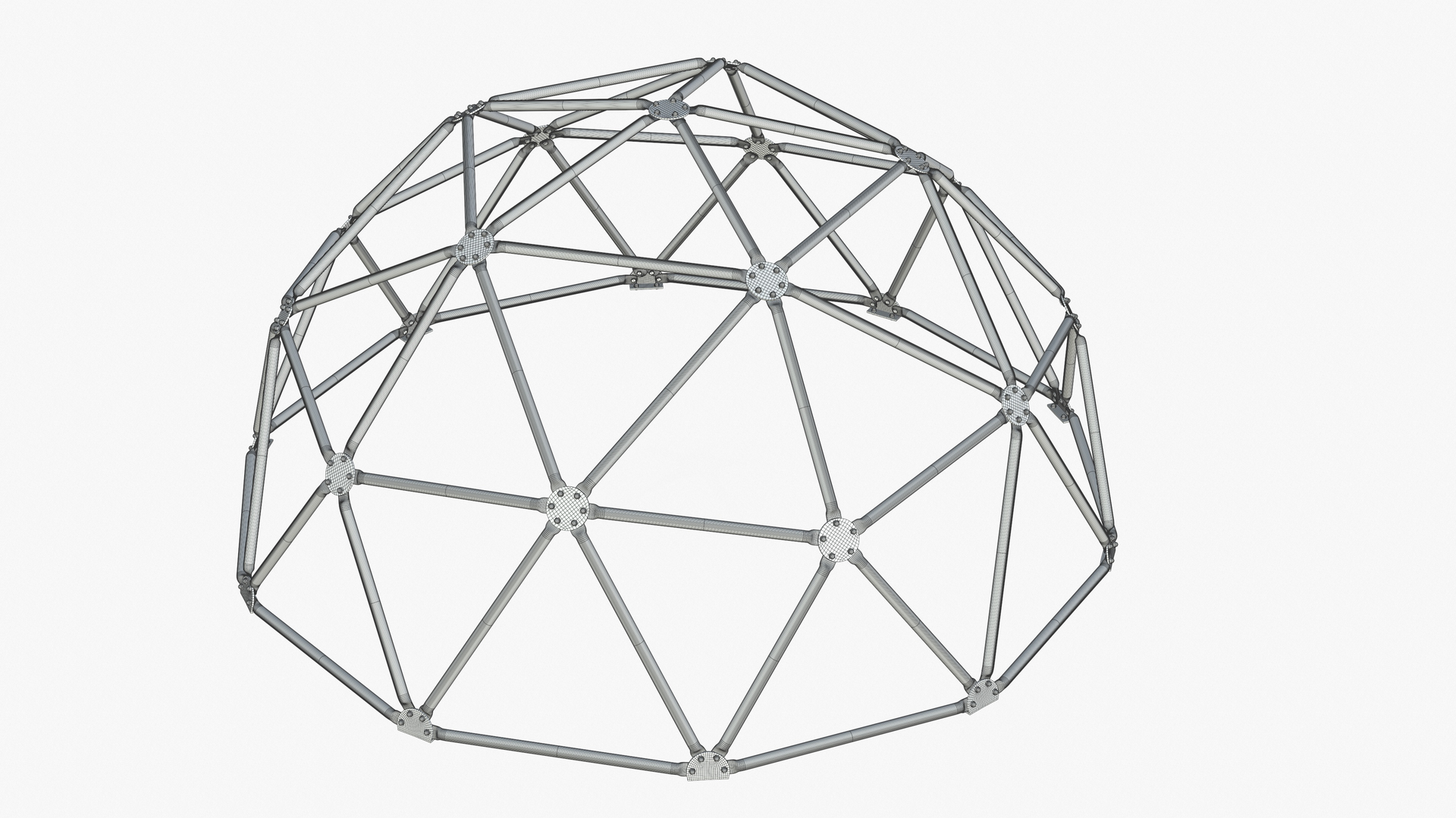 modèle 3D de Dôme Géodésique V2 Or Pour Moyeux Noirs - TurboSquid 1903354