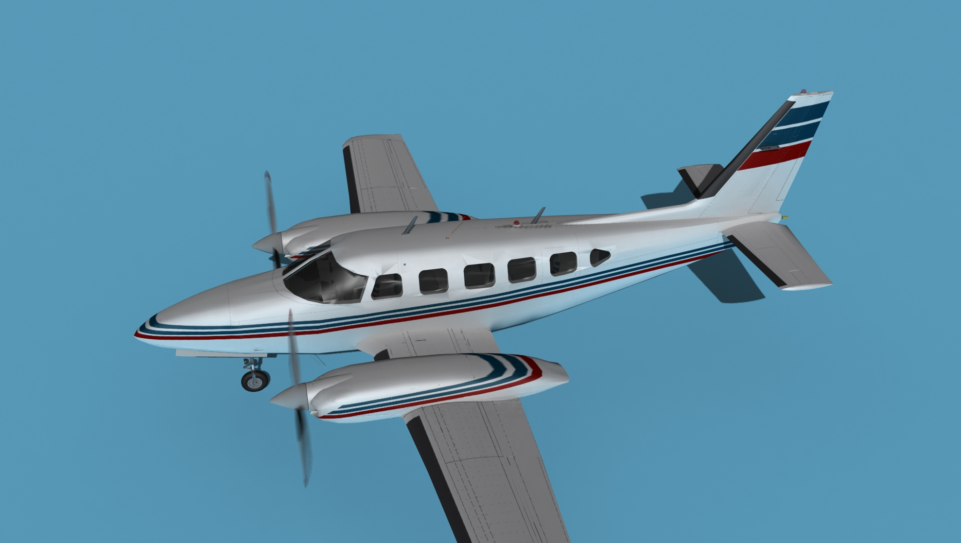 3D Piper PA-31-350 Navajo V04 - TurboSquid 1924859