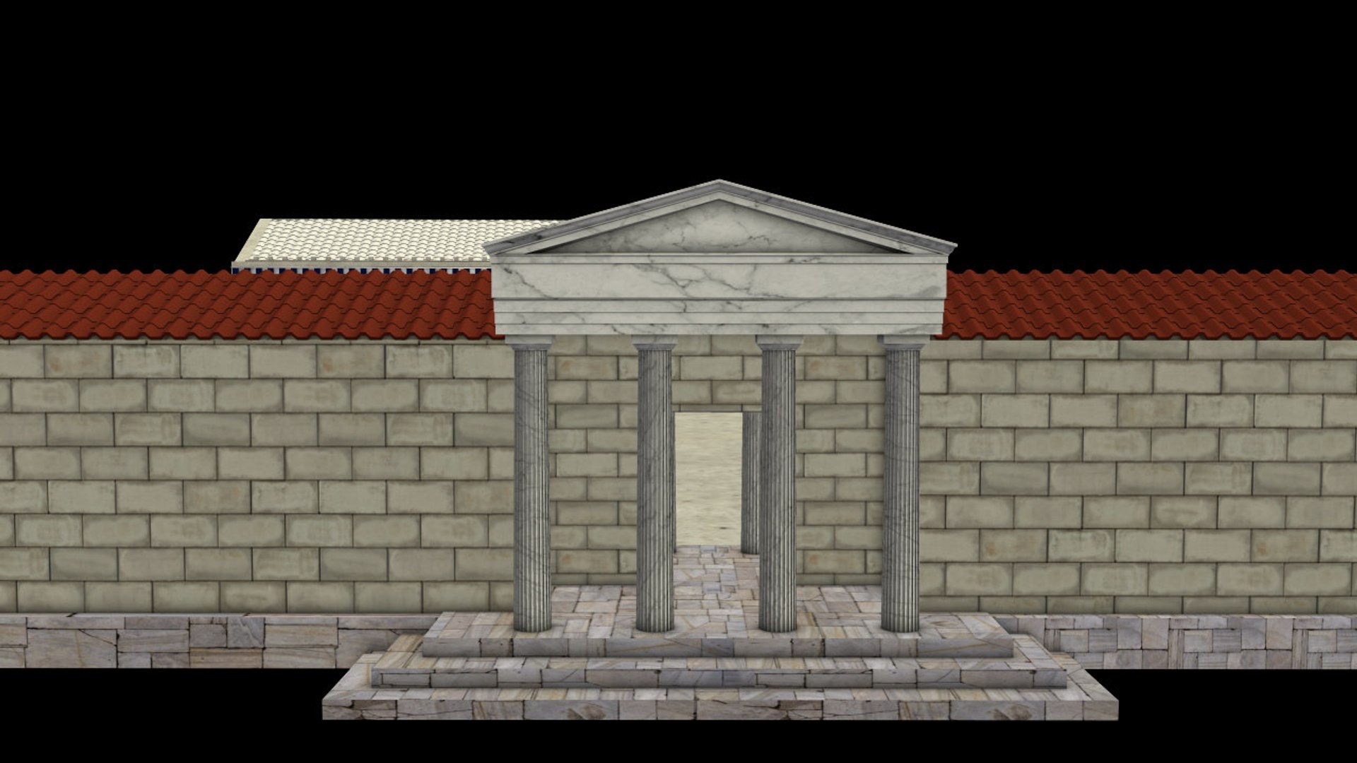 Temple Troy Model - TurboSquid 1250782