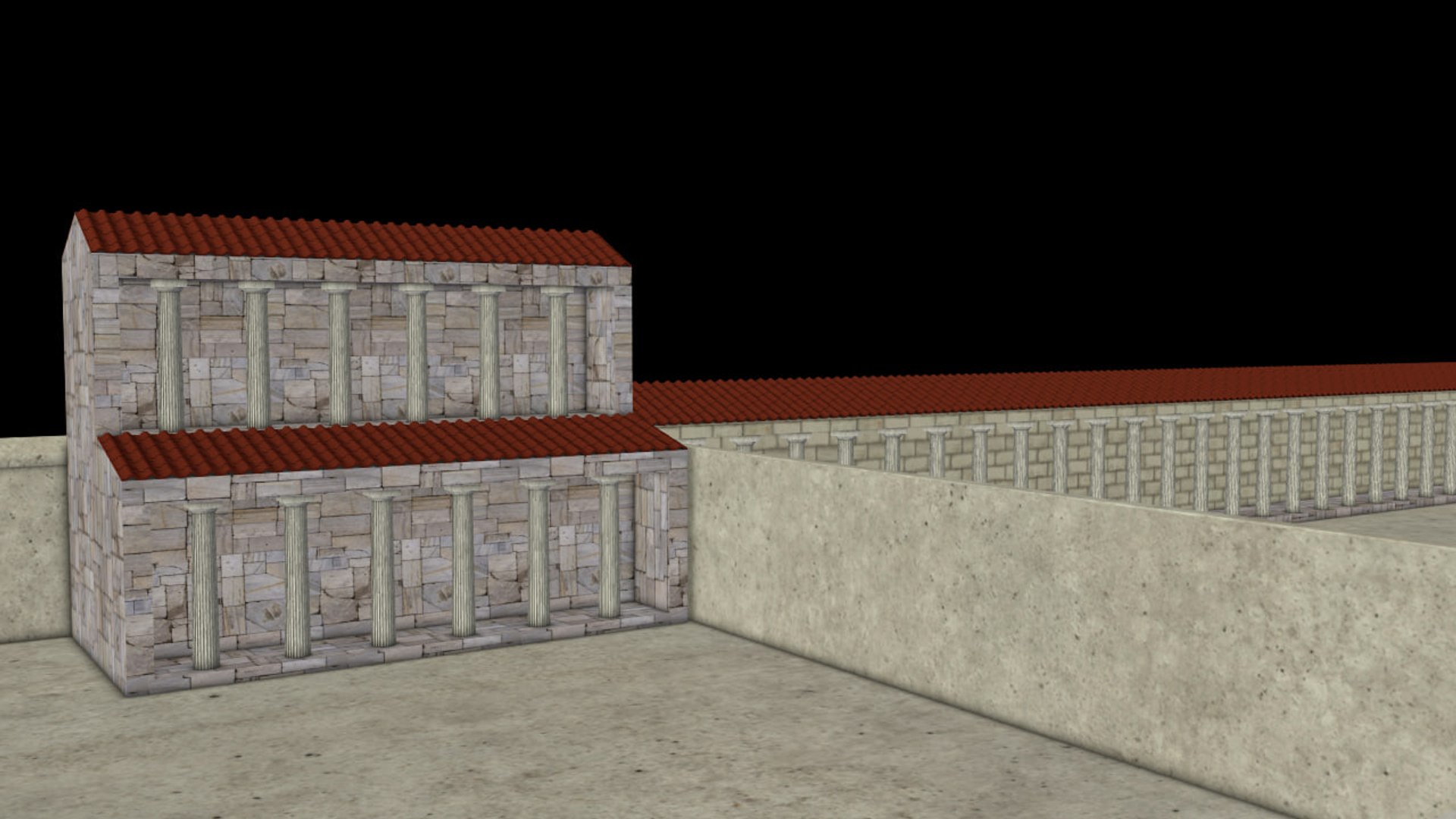 Temple Troy Model - TurboSquid 1250782