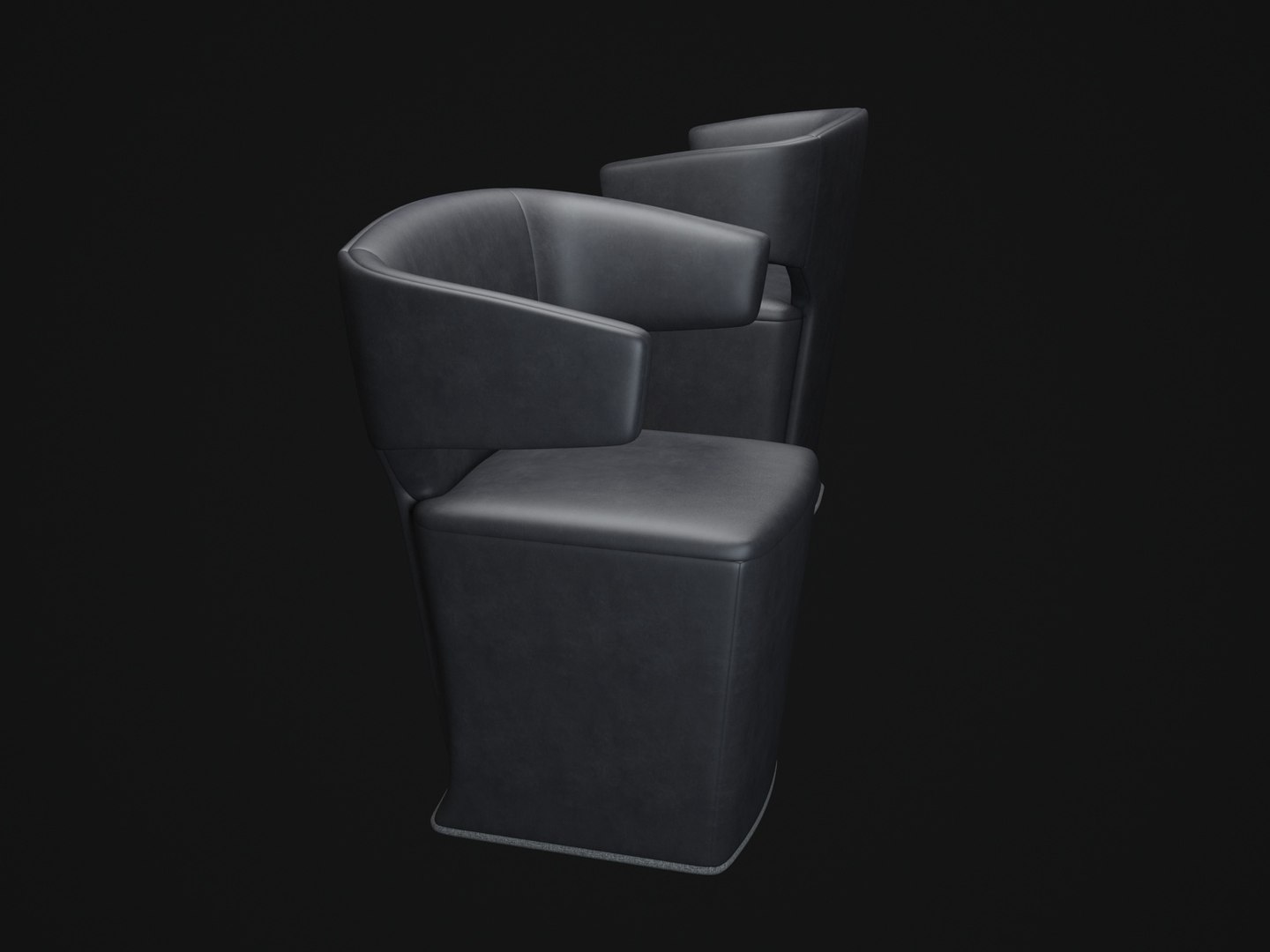 3d Allermuir-bison-chair Model
