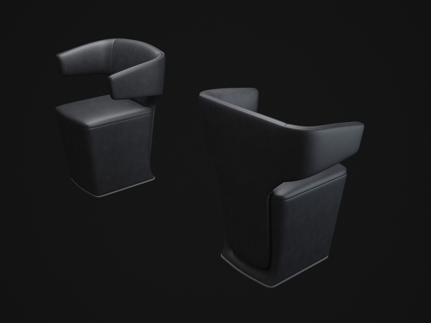 3d allermuir-bison-chair model
