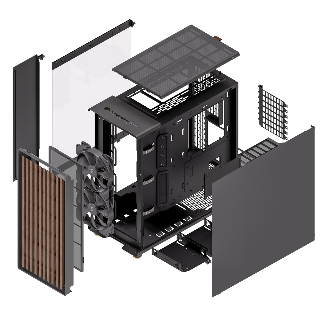 3D Fractal Design North - Computer Case - TurboSquid 2115364