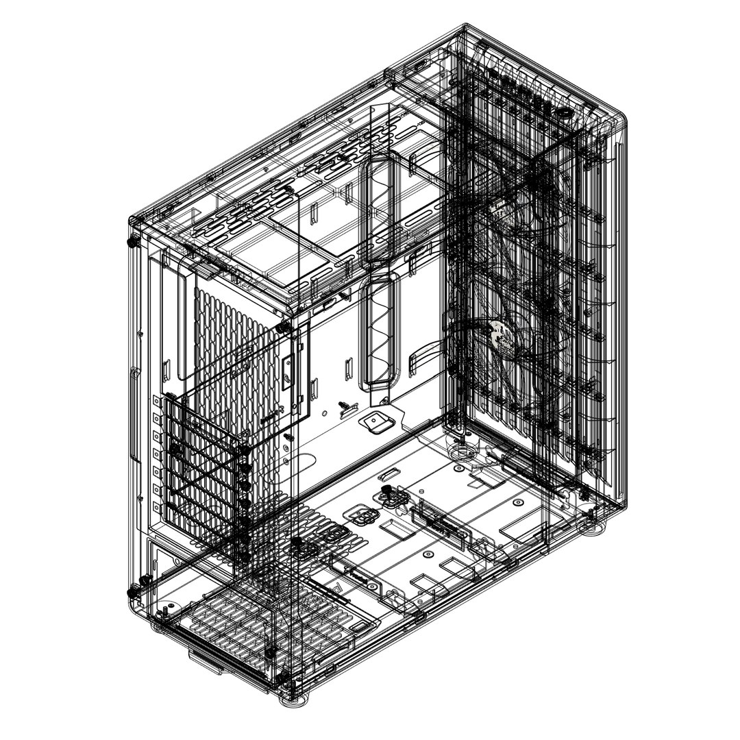 3D Fractal Design North - Computer Case - TurboSquid 2115364