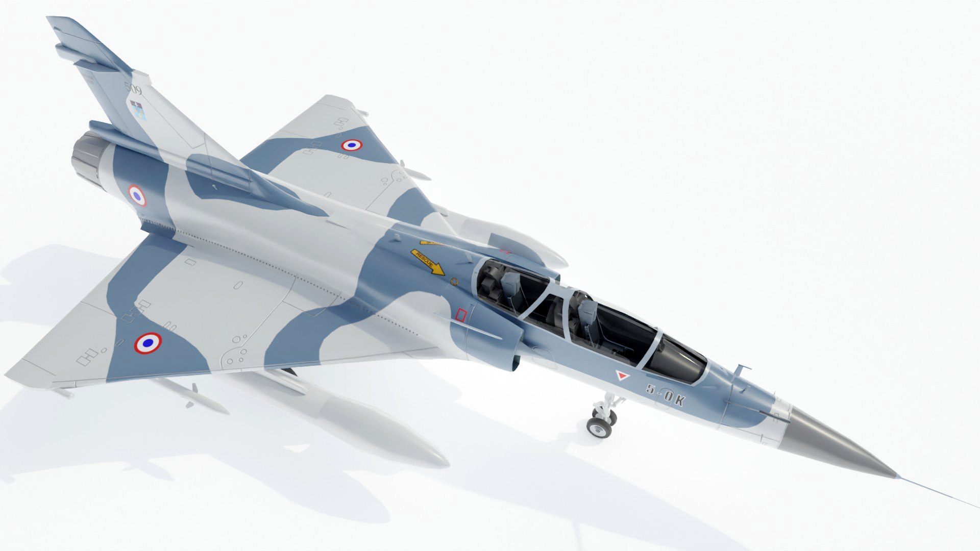 Dassault Mirage 2000d 3d 3ds