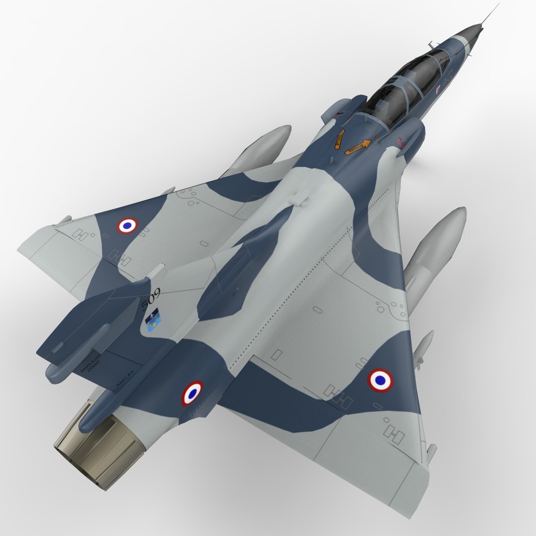 Dassault Mirage 2000d 3d 3ds