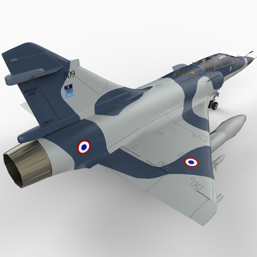 dassault mirage 2000d 3d 3ds