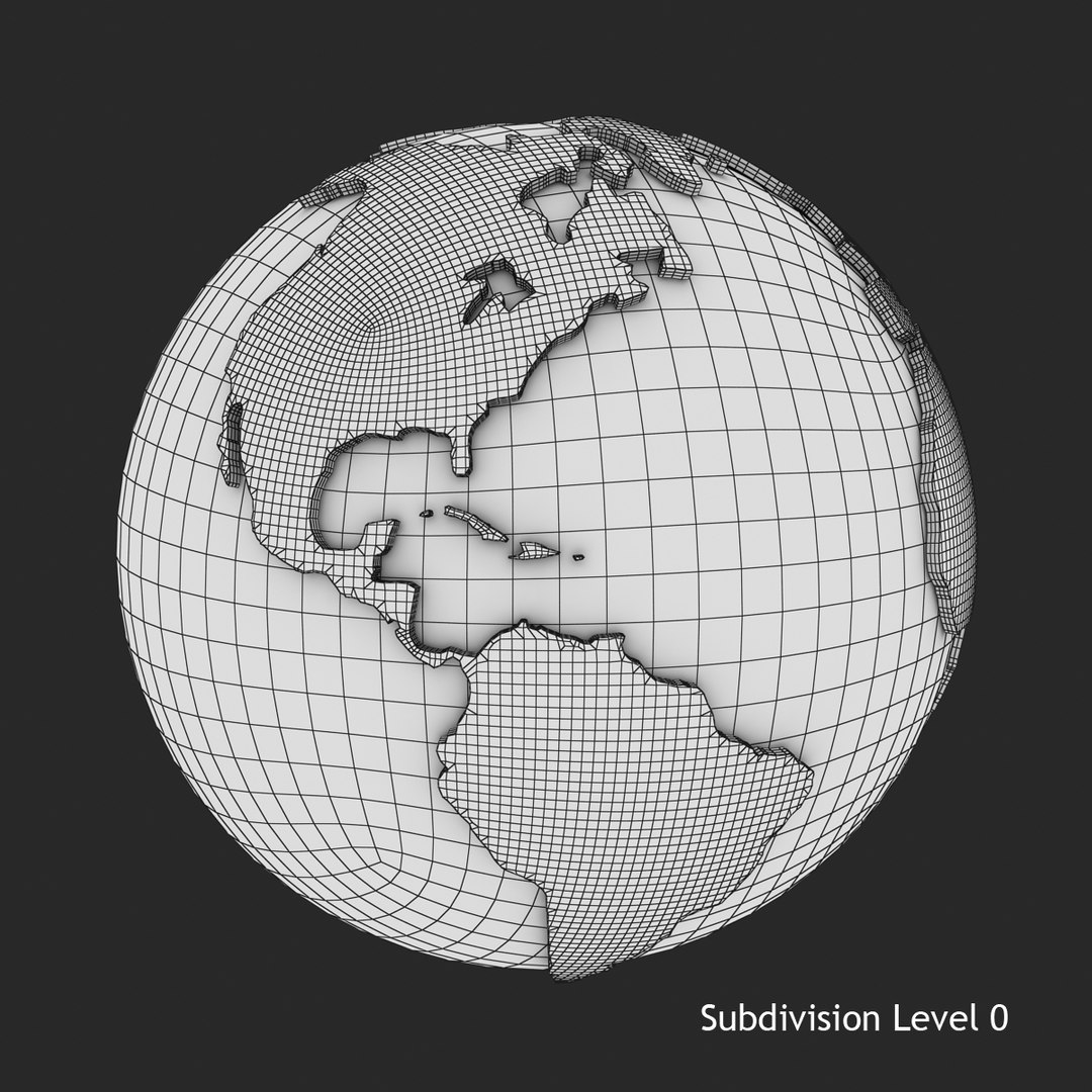world sphere 3d max