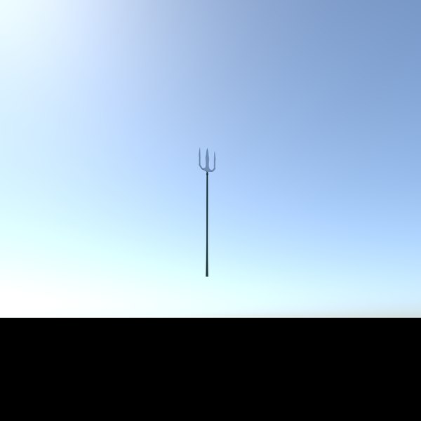 God shiva weapon trishool 3D model - TurboSquid 1282562