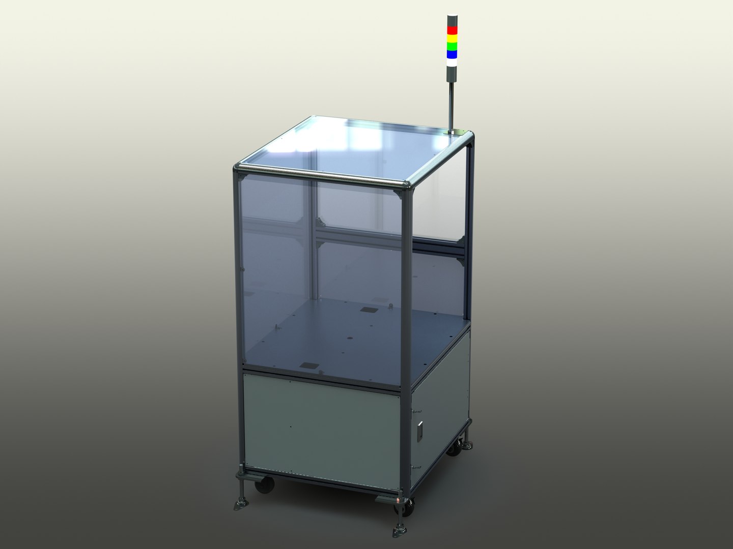 Aluminum Robot Structure - Enclosed 3D Model - TurboSquid 2156670