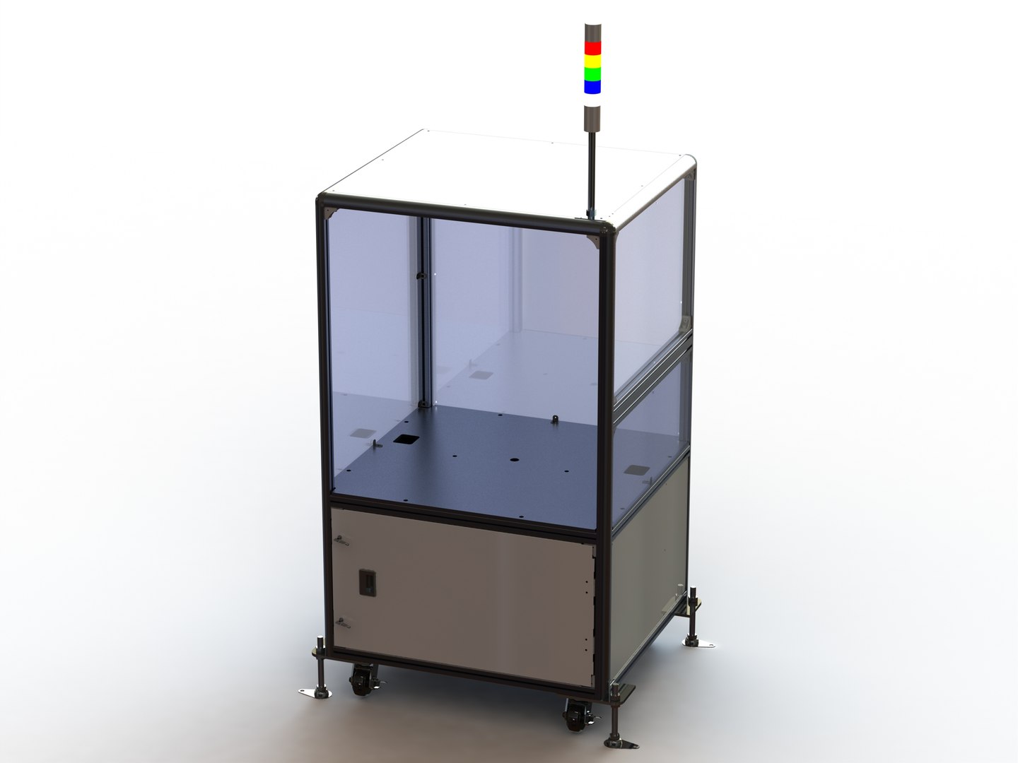 Aluminum Robot Structure - Enclosed 3D Model - TurboSquid 2156670