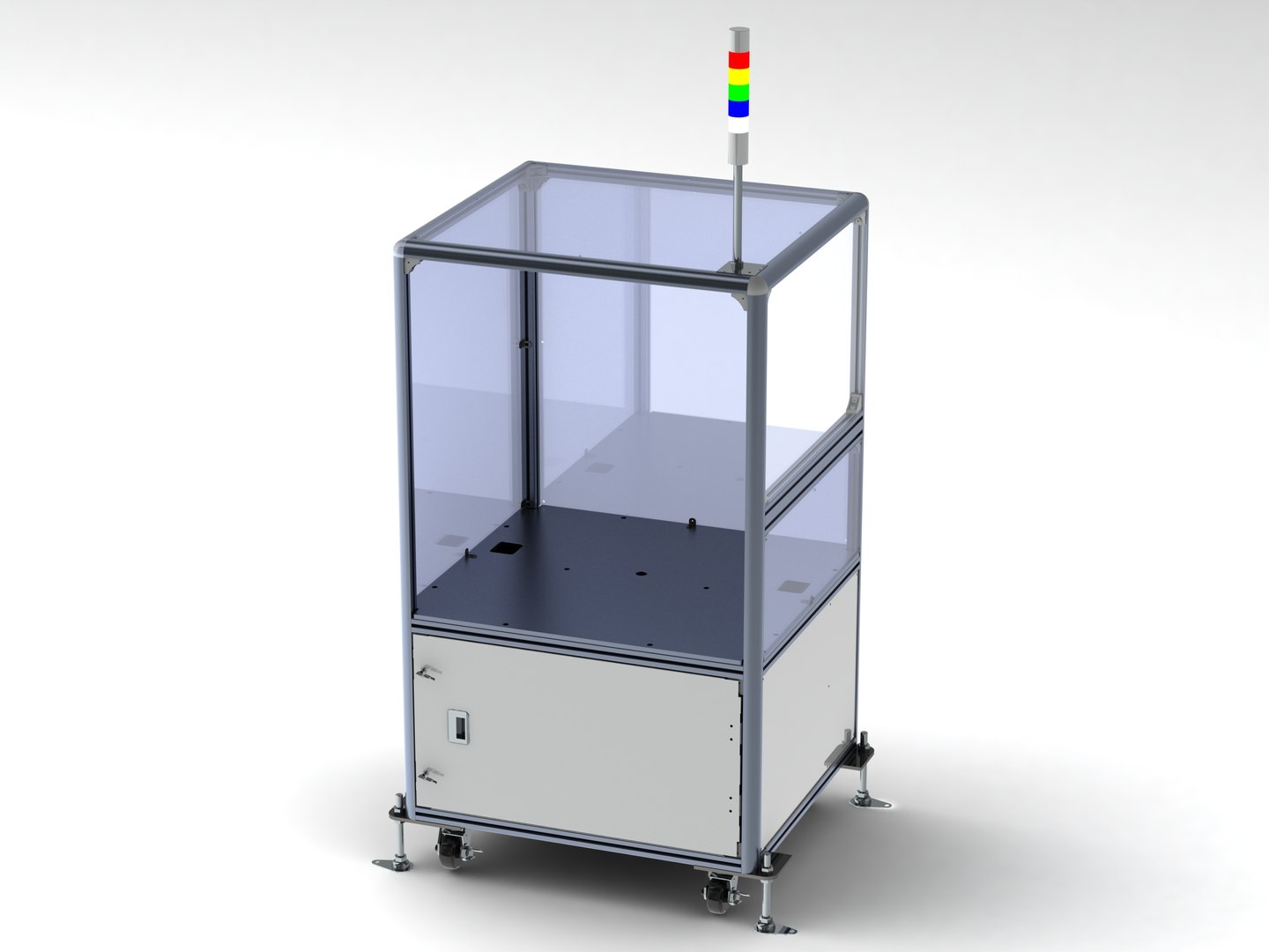 Aluminum Robot Structure - Enclosed 3D Model - TurboSquid 2156670