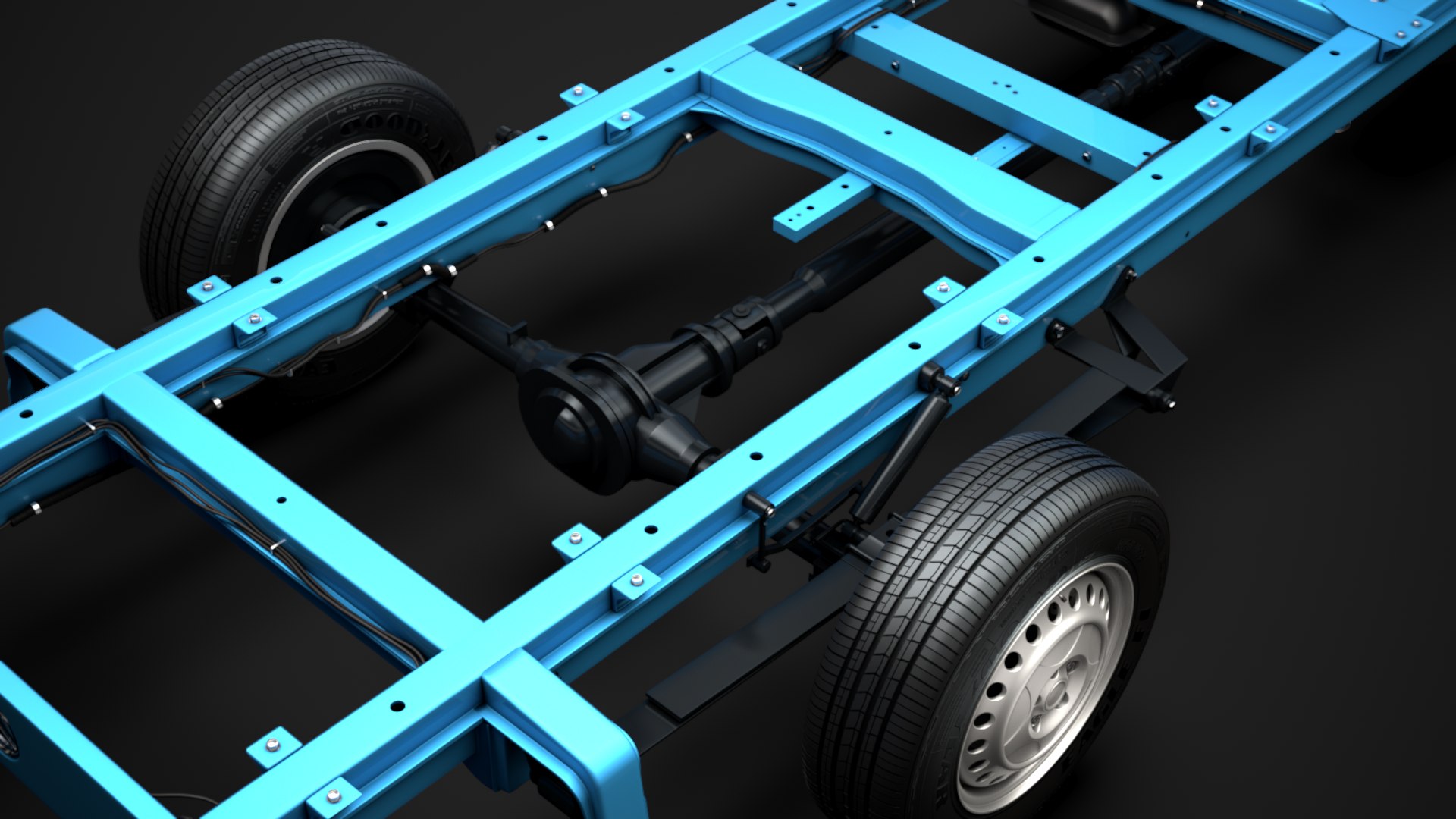 3D Mercedes Sprinter Chassis Single - TurboSquid 1452225