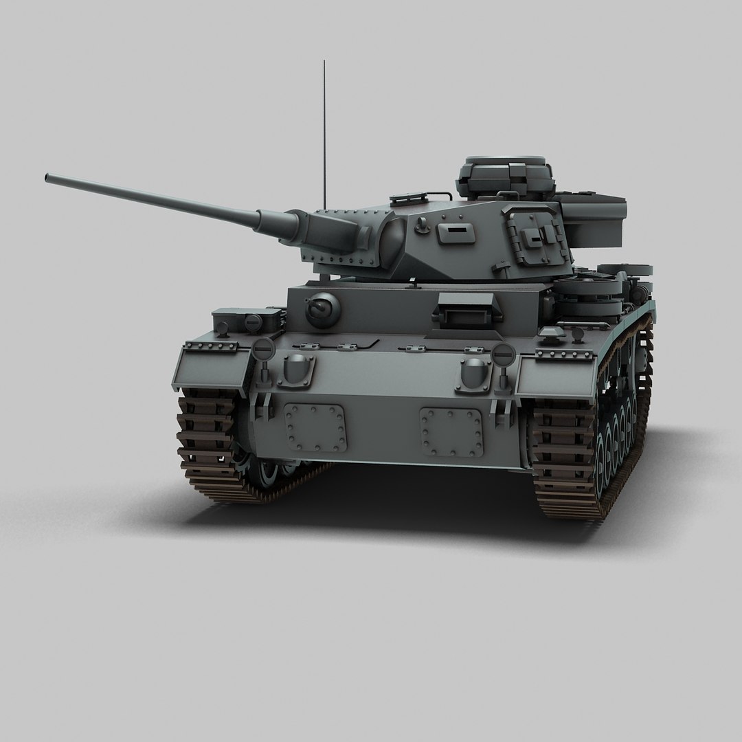 3ds Max Panzer Iii