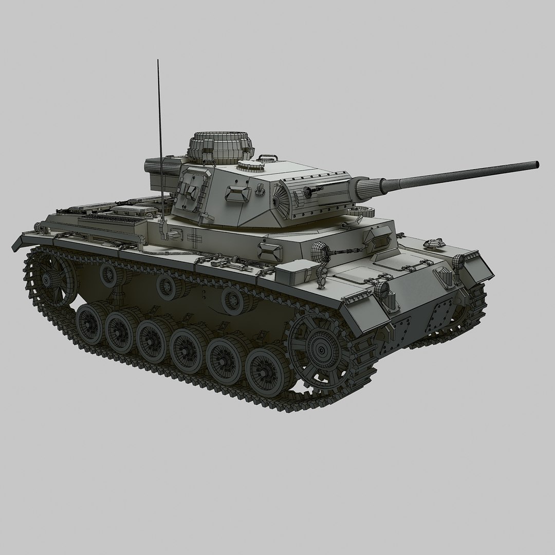 3ds Max Panzer Iii